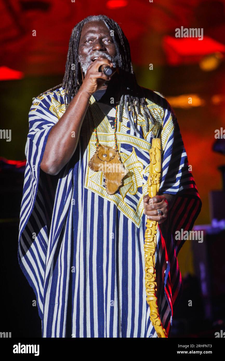 August 16, 2023, Carthage, Tunis, Tunisia: Concert by Tiken Jah Fakoly ...