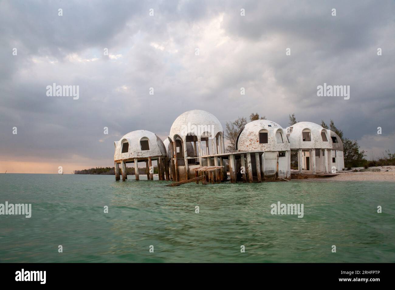 Cape Romano Domes Florida Stock Photo - Alamy