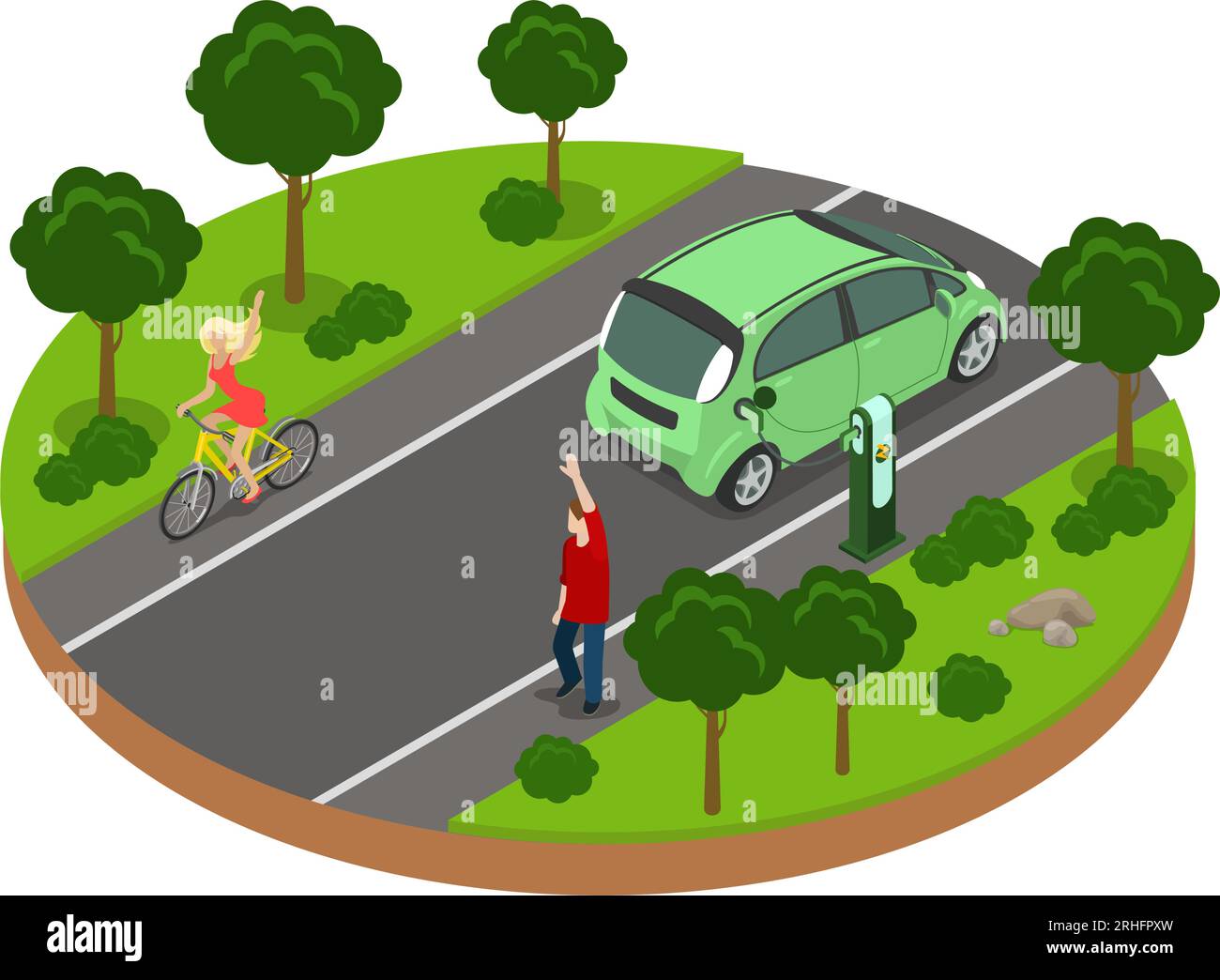 Isometric man hi-res stock photography and images - Alamy