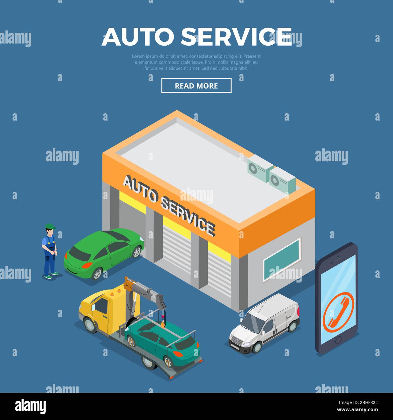 Auto service building exterior hi-res stock photography and images - Alamy