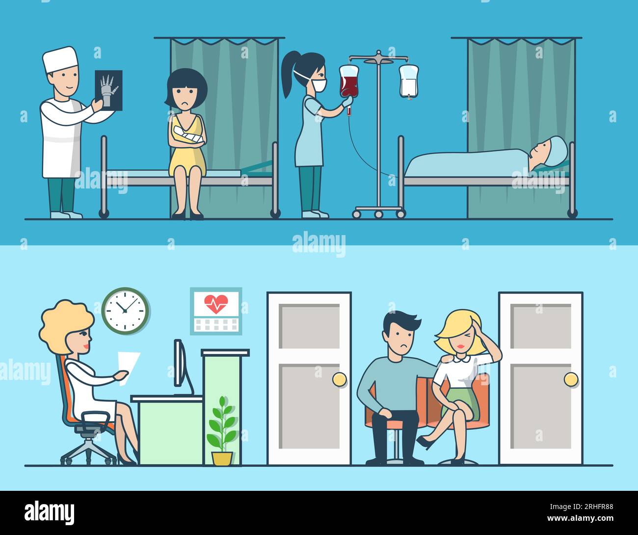 Door of x ray room Stock Vector Images - Alamy