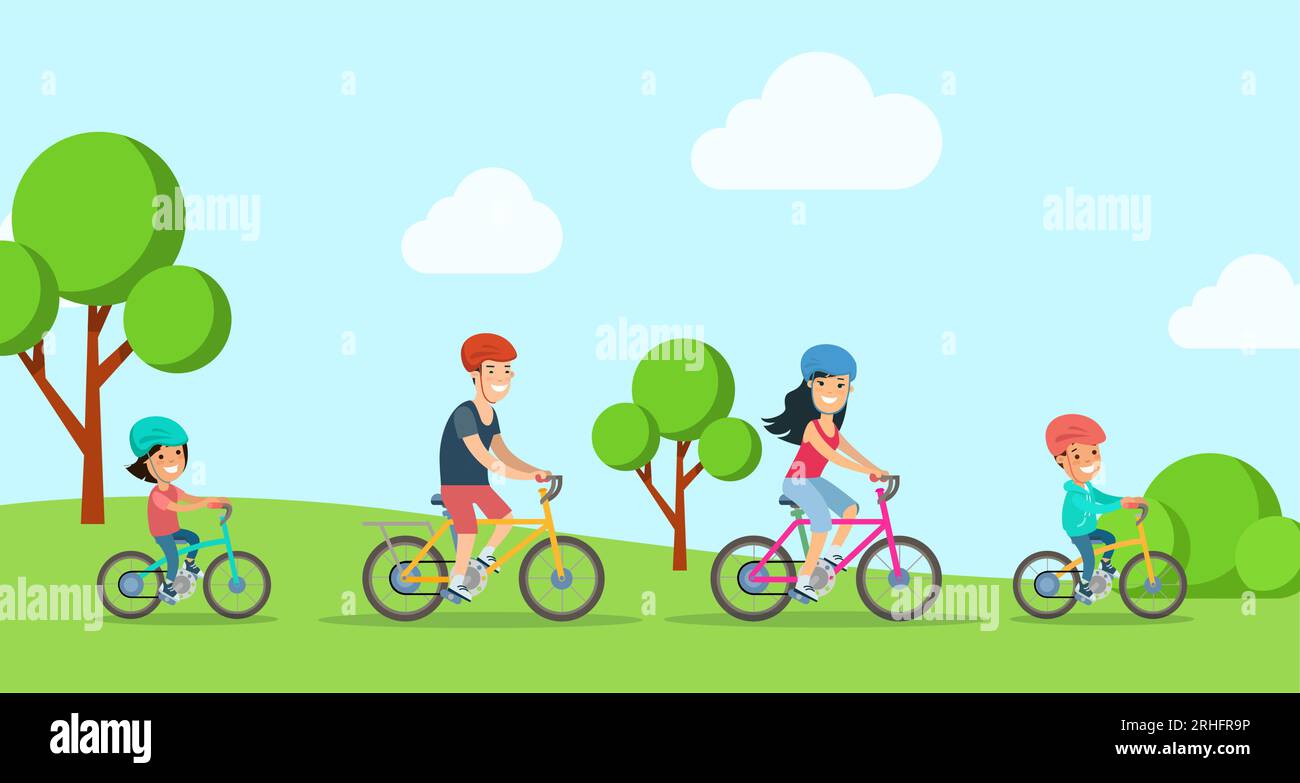 Daughter baby park son Stock Vector Images - Alamy