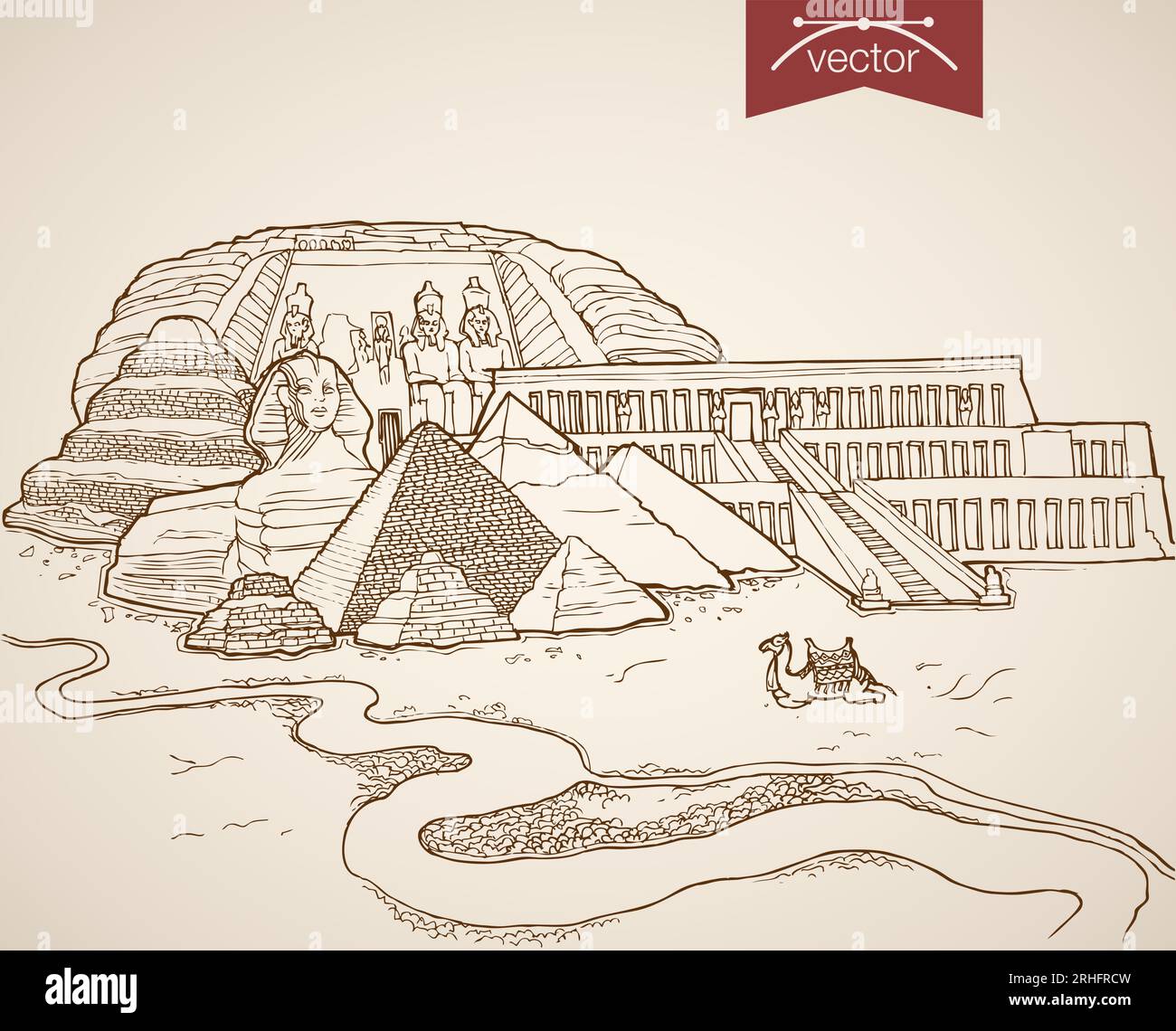 Ancient Egypt Drawing Pencil