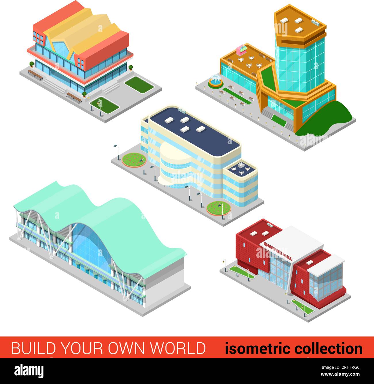 Central world shopping center Stock Vector Images - Alamy