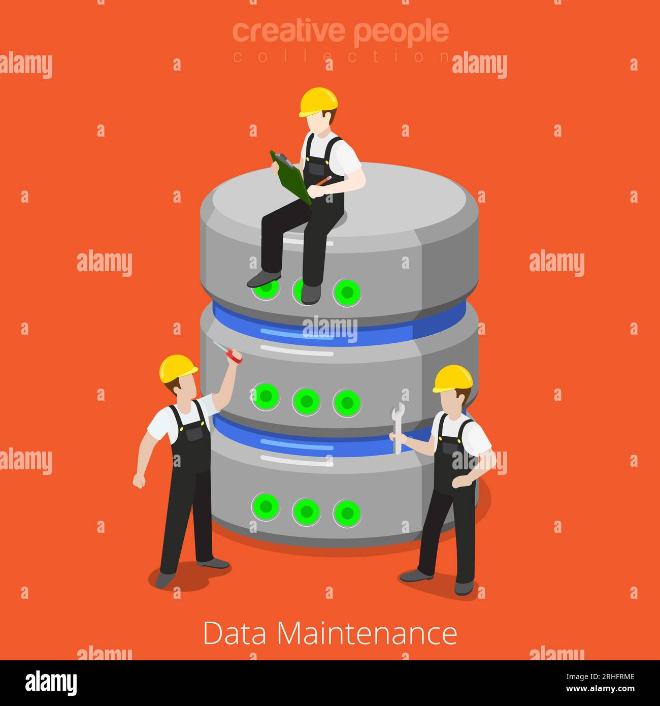 Micro flat people hi-res stock photography and images - Alamy