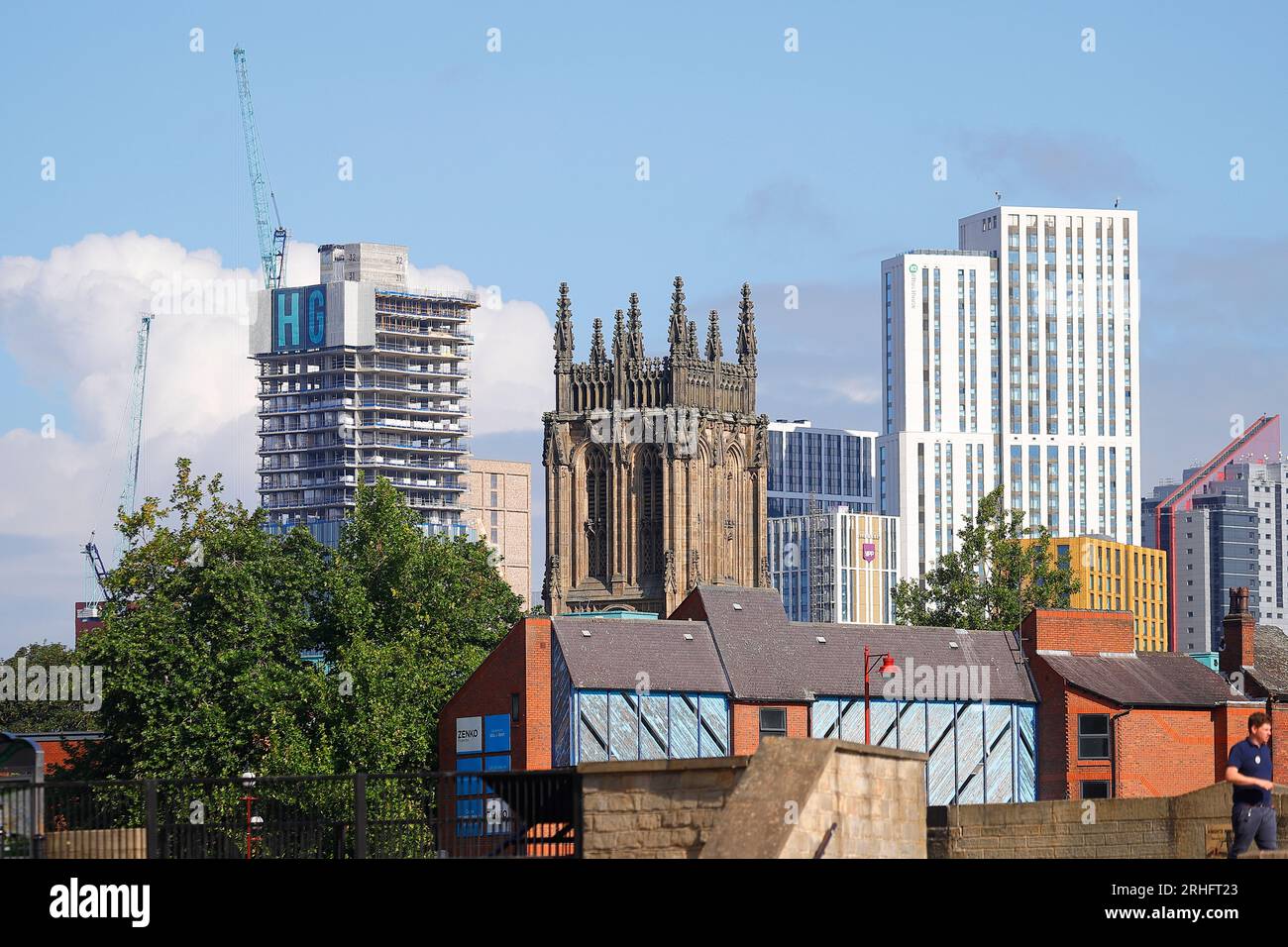 A view of Leeds Minster 44 Merrion Street under construction and ...