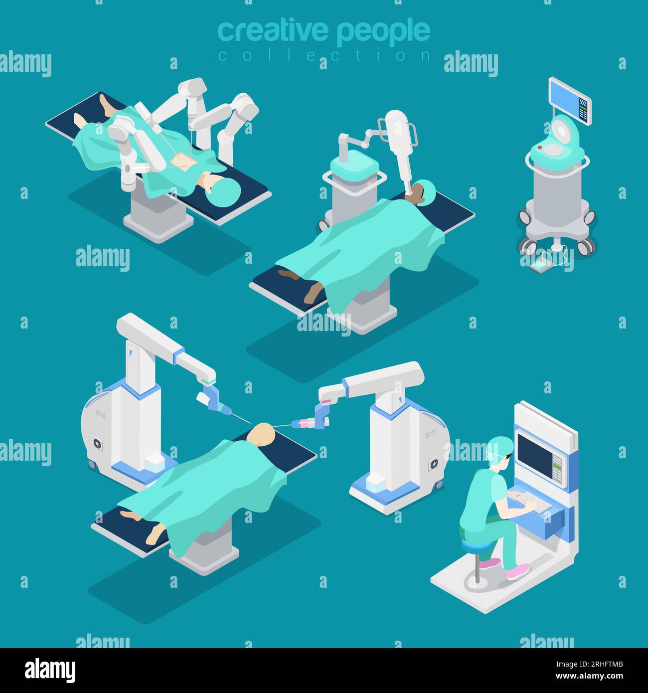 Robotized vector vectors Stock Vector Images - Alamy