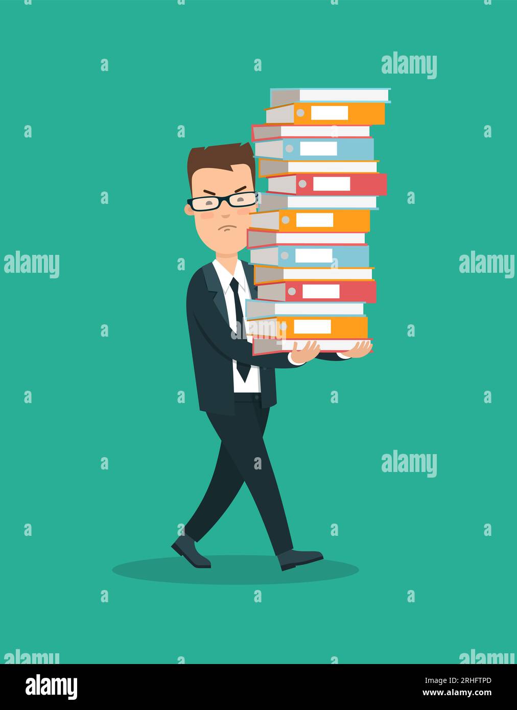 Working workload Stock Vector Images - Alamy