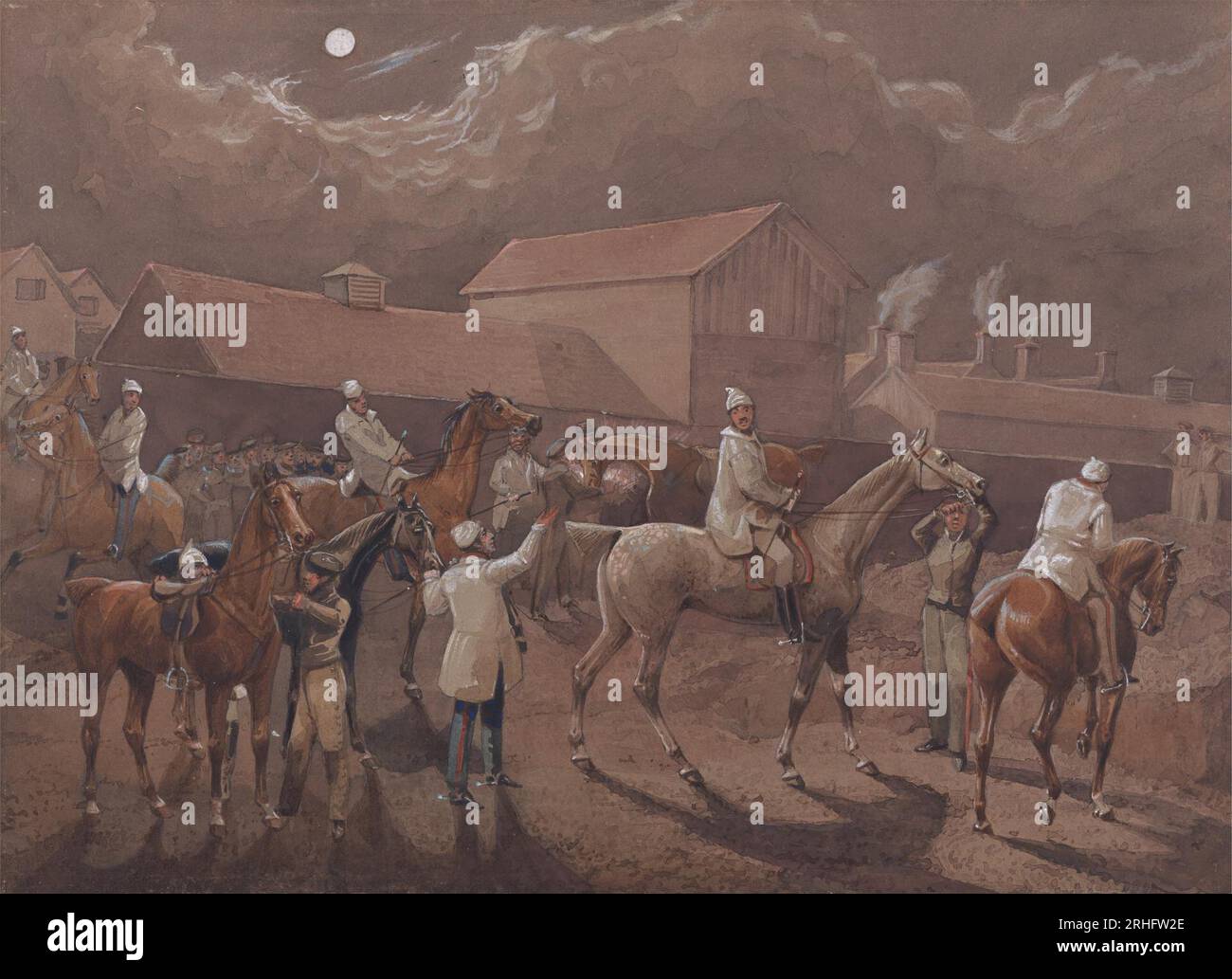 The Night Riders of Nacton: Preparing to Start. Ipswich, the Watering ...