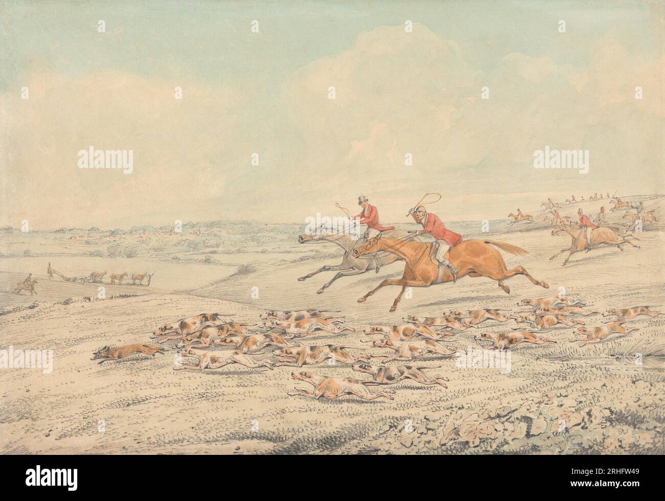 Full Cry by Henry Thomas Alken Stock Photo - Alamy