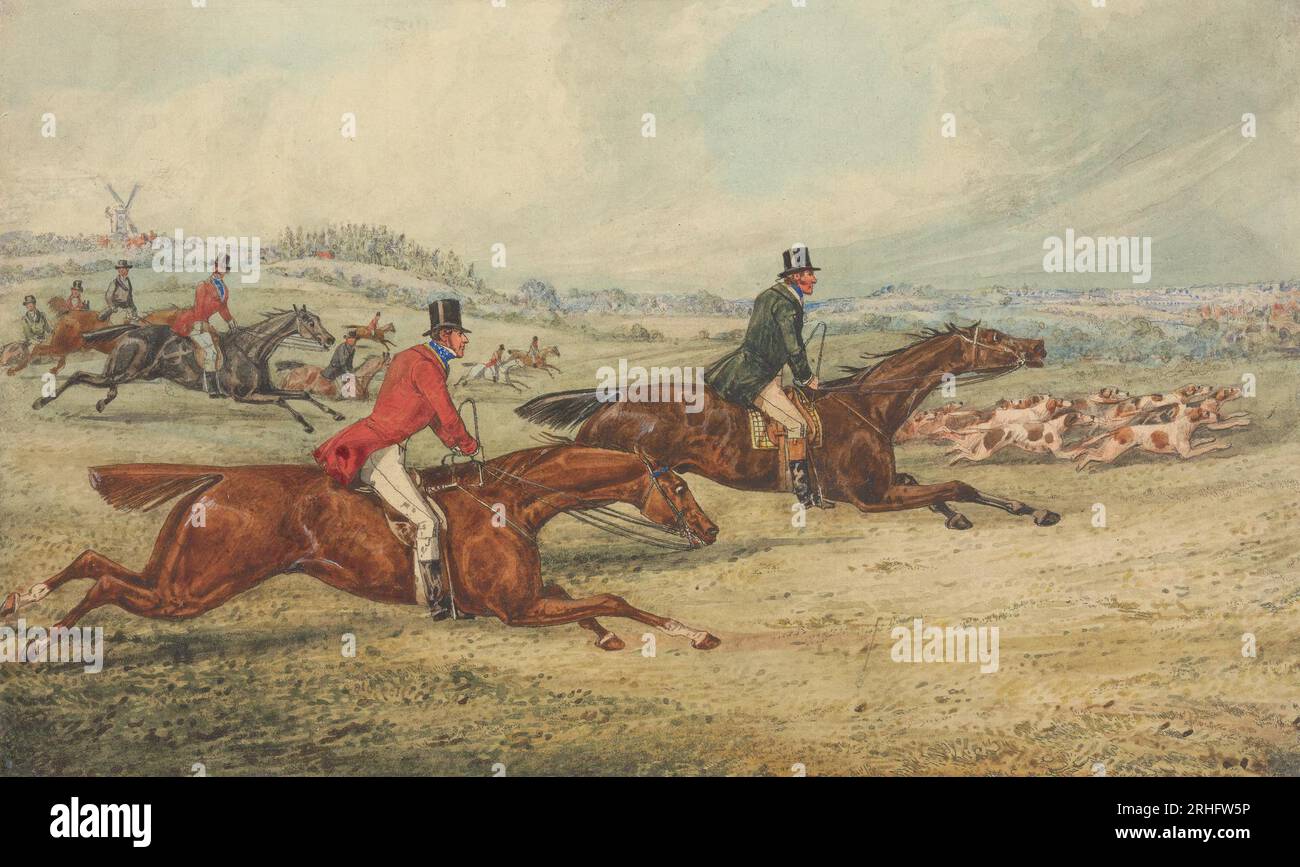 Illustration for R.S. Surtees', "The Analysis of the Hunting Field ...