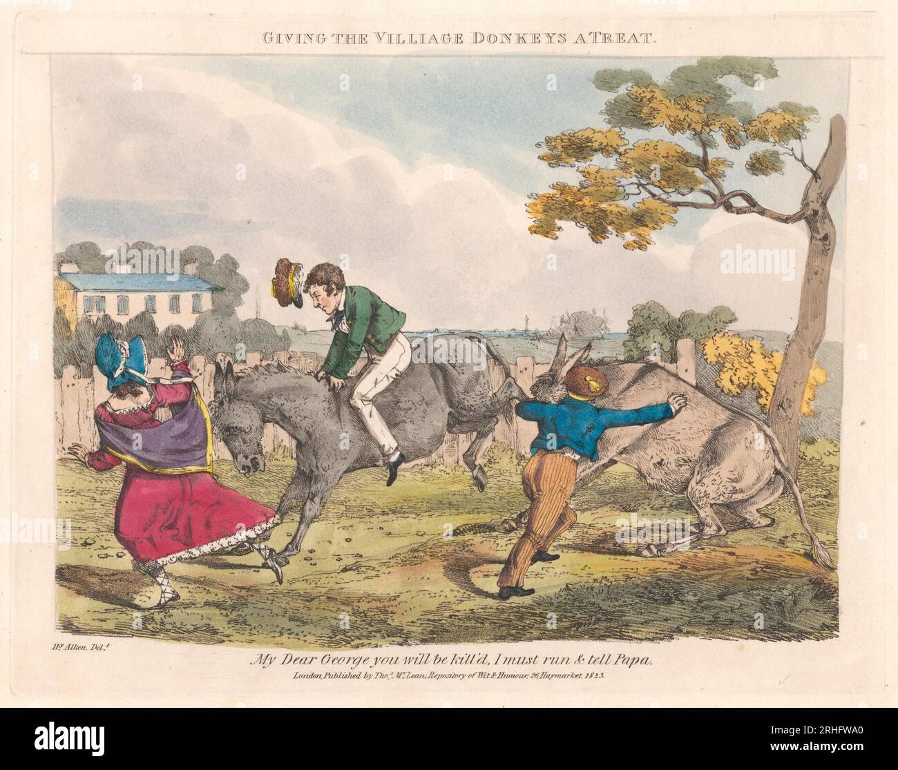 Set of twelve [Scenes in the Life of Master George] 1823 by Henry ...