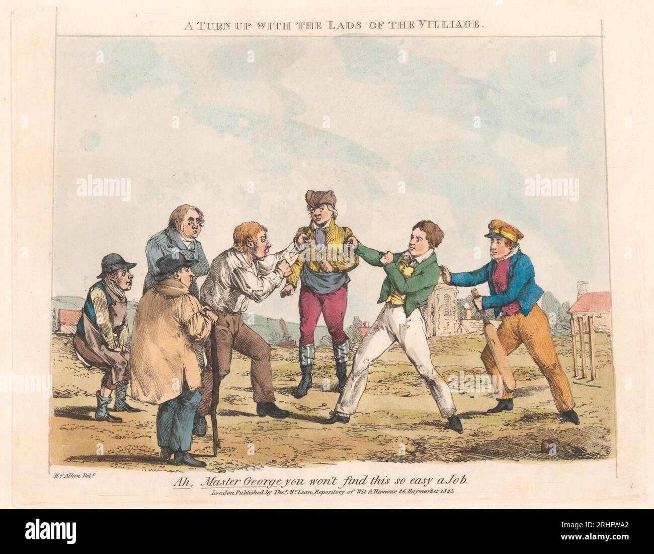 Set of twelve [Scenes in the Life of Master George] 1823 by Henry ...