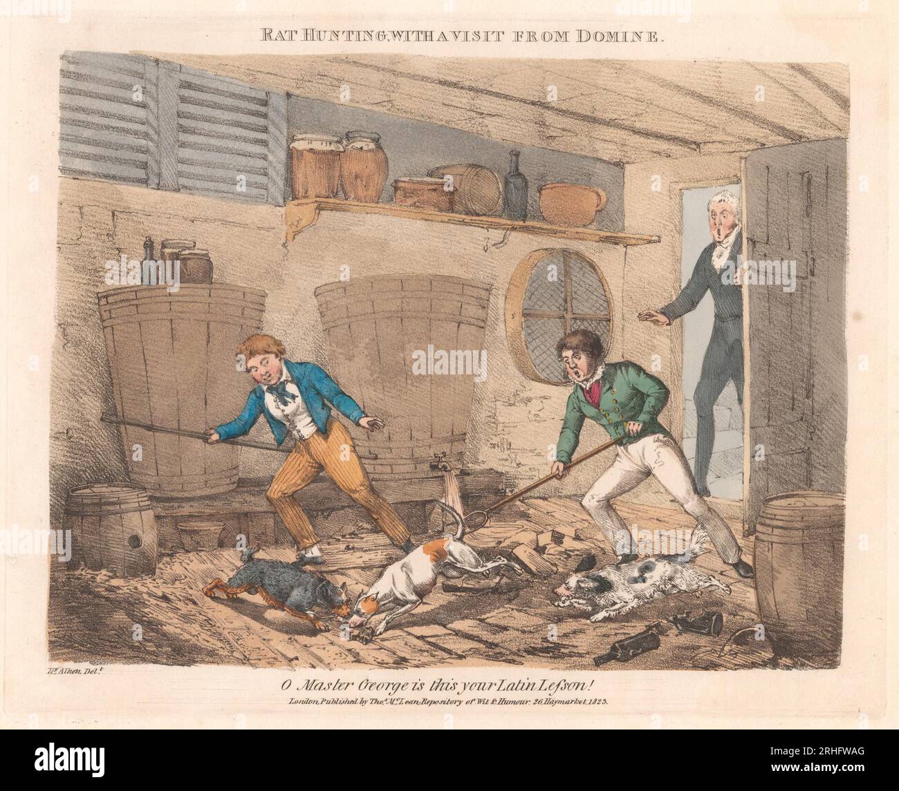 Set of twelve [Scenes in the Life of Master George] 1823 by Henry ...