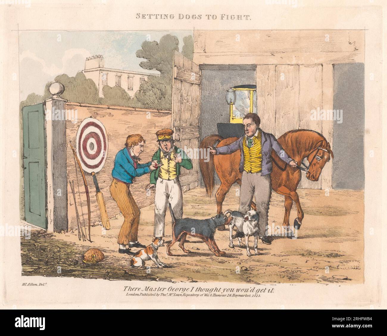 Set of twelve [Scenes in the Life of Master George] 1823 by Henry ...