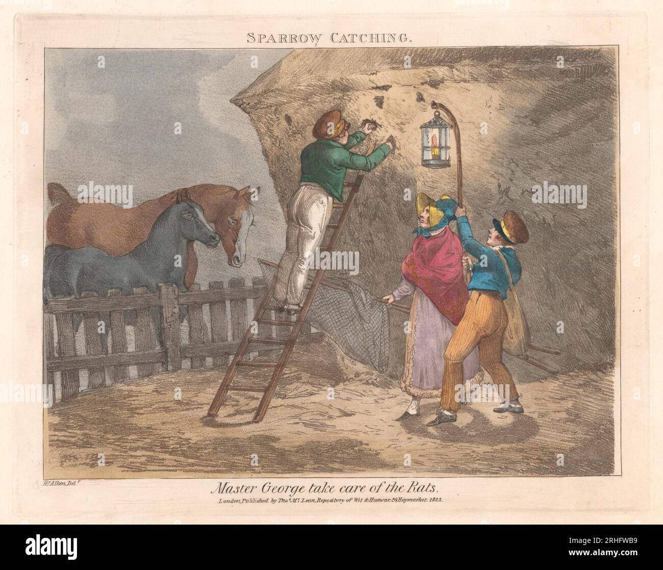 Set of twelve [Scenes in the Life of Master George] 1823 by Henry ...