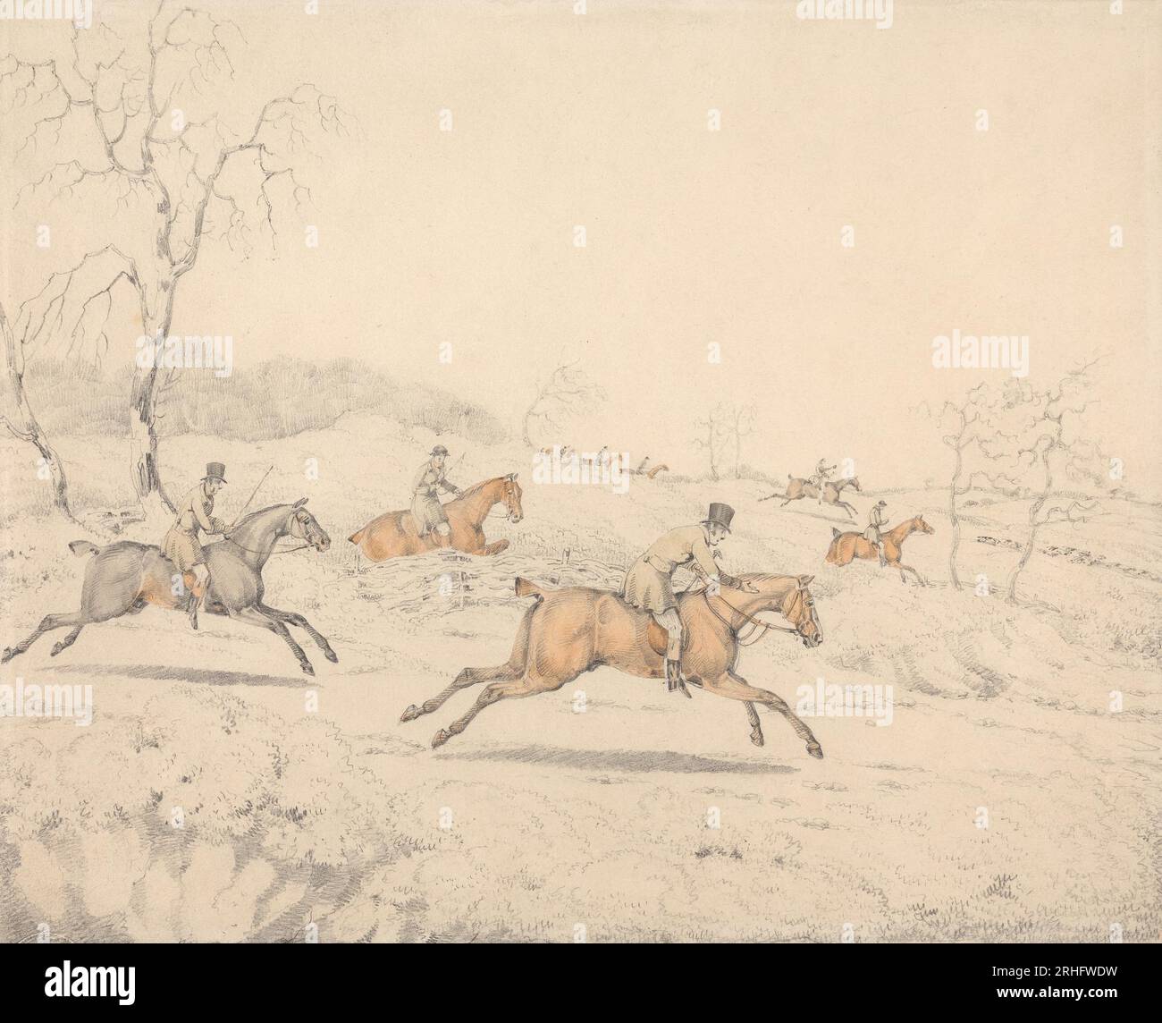 Gone Away by Henry Thomas Alken Stock Photo - Alamy