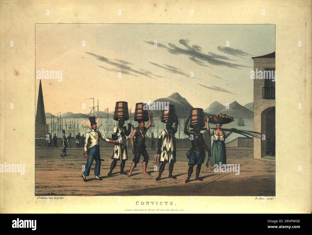 Convicts 1822 by Howlett and Brimmer Stock Photo - Alamy