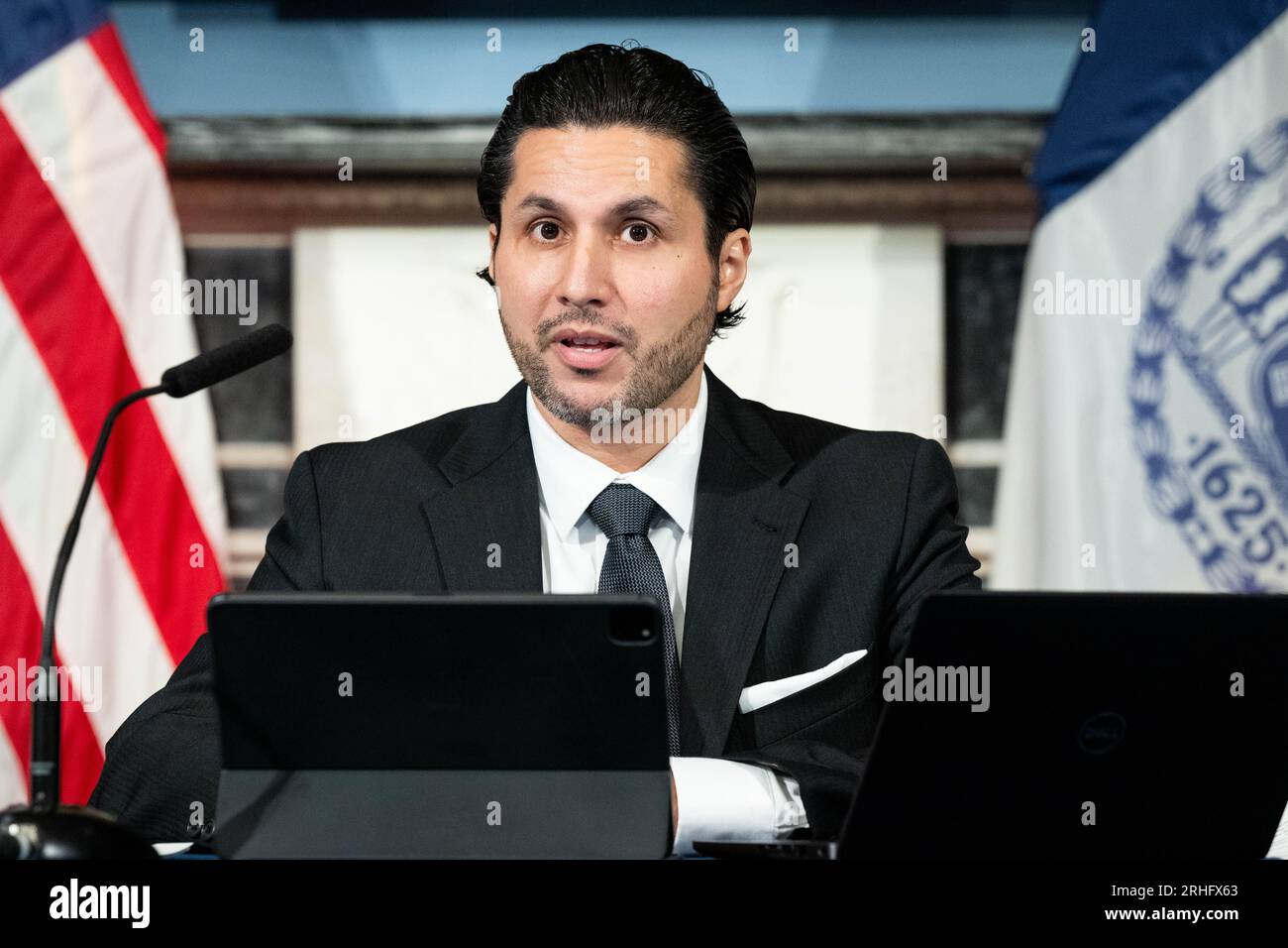 New York, United States. 16th Aug, 2023. New York City Deputy Mayor for ...