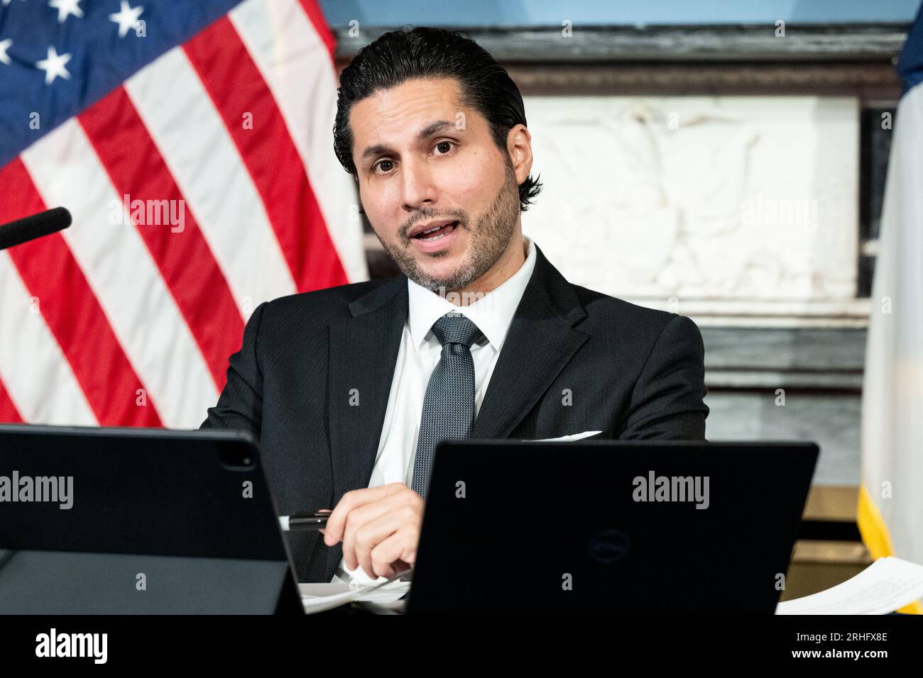 New York, United States. 16th Aug, 2023. New York City Deputy Mayor for ...