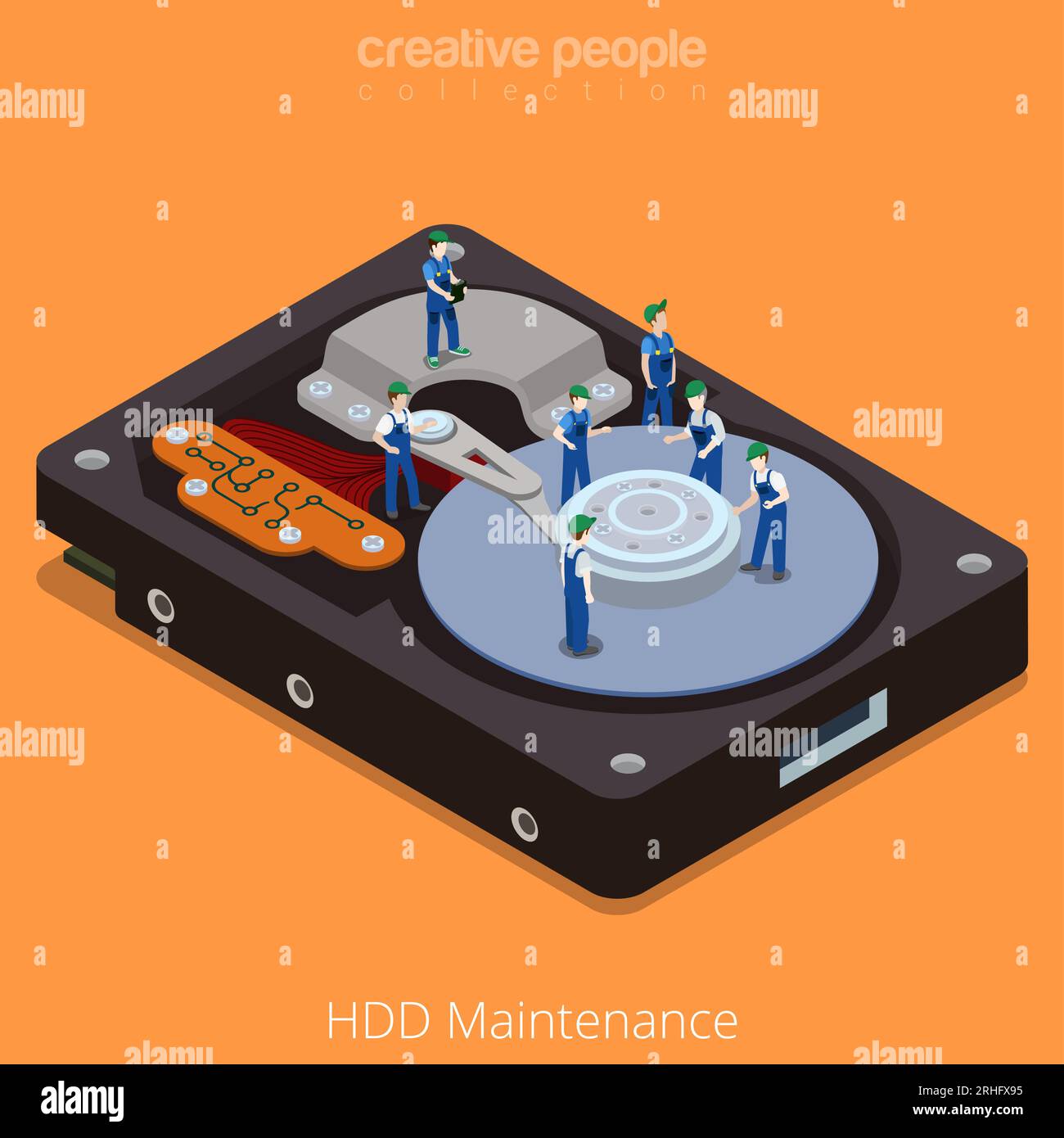 Micro flat people hi-res stock photography and images - Alamy