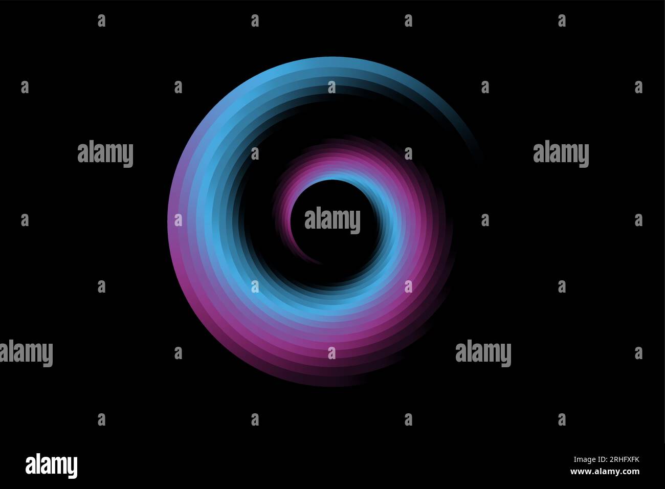 Colorful Gradient Spiral Vortex background. Vector illustration of ...