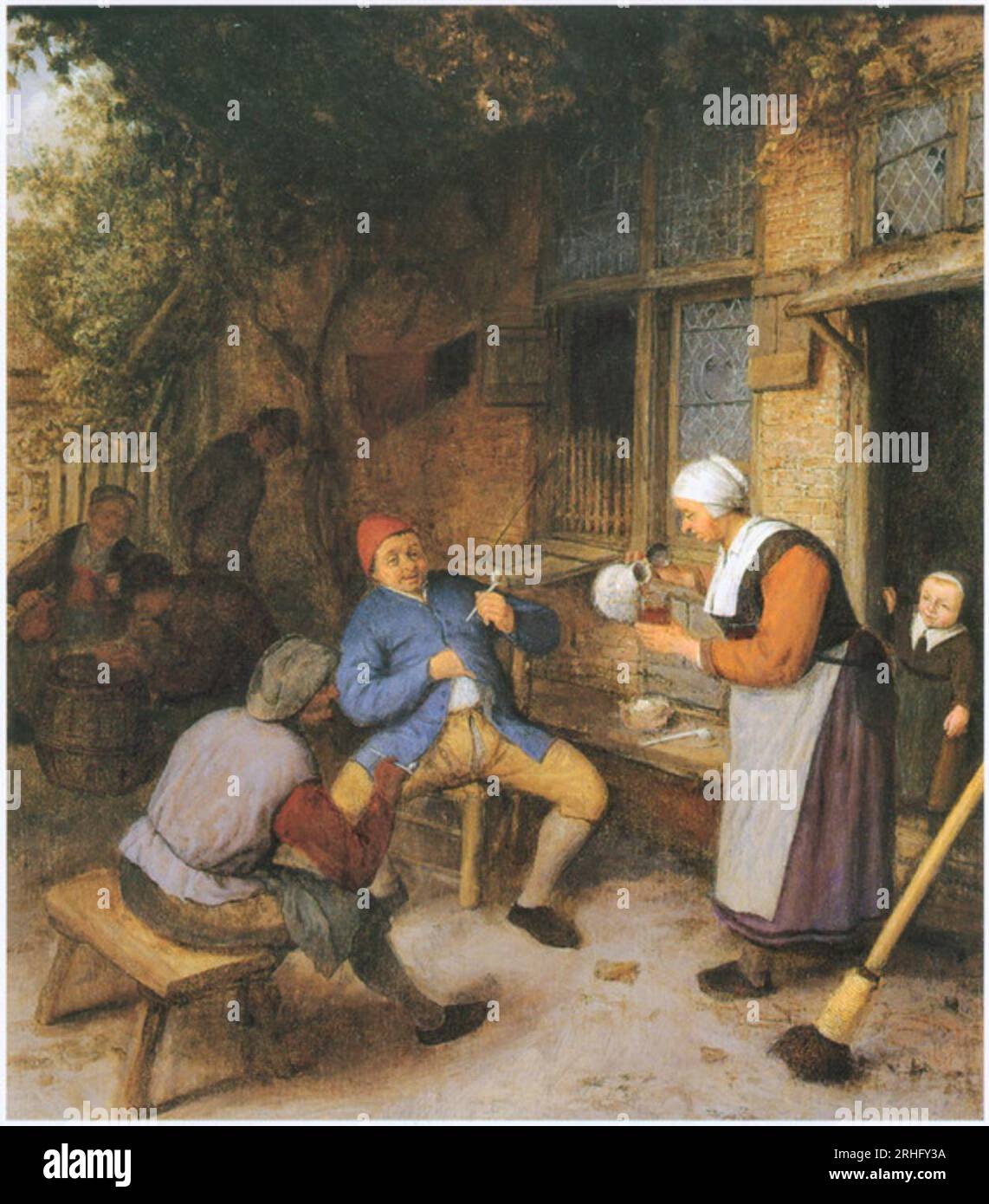 Terrific Peasants Before An Inn Gallery