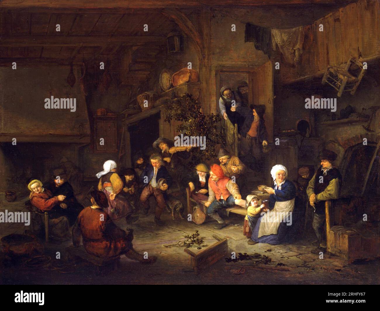 Villagers merrymaking hi-res stock photography and images - Alamy