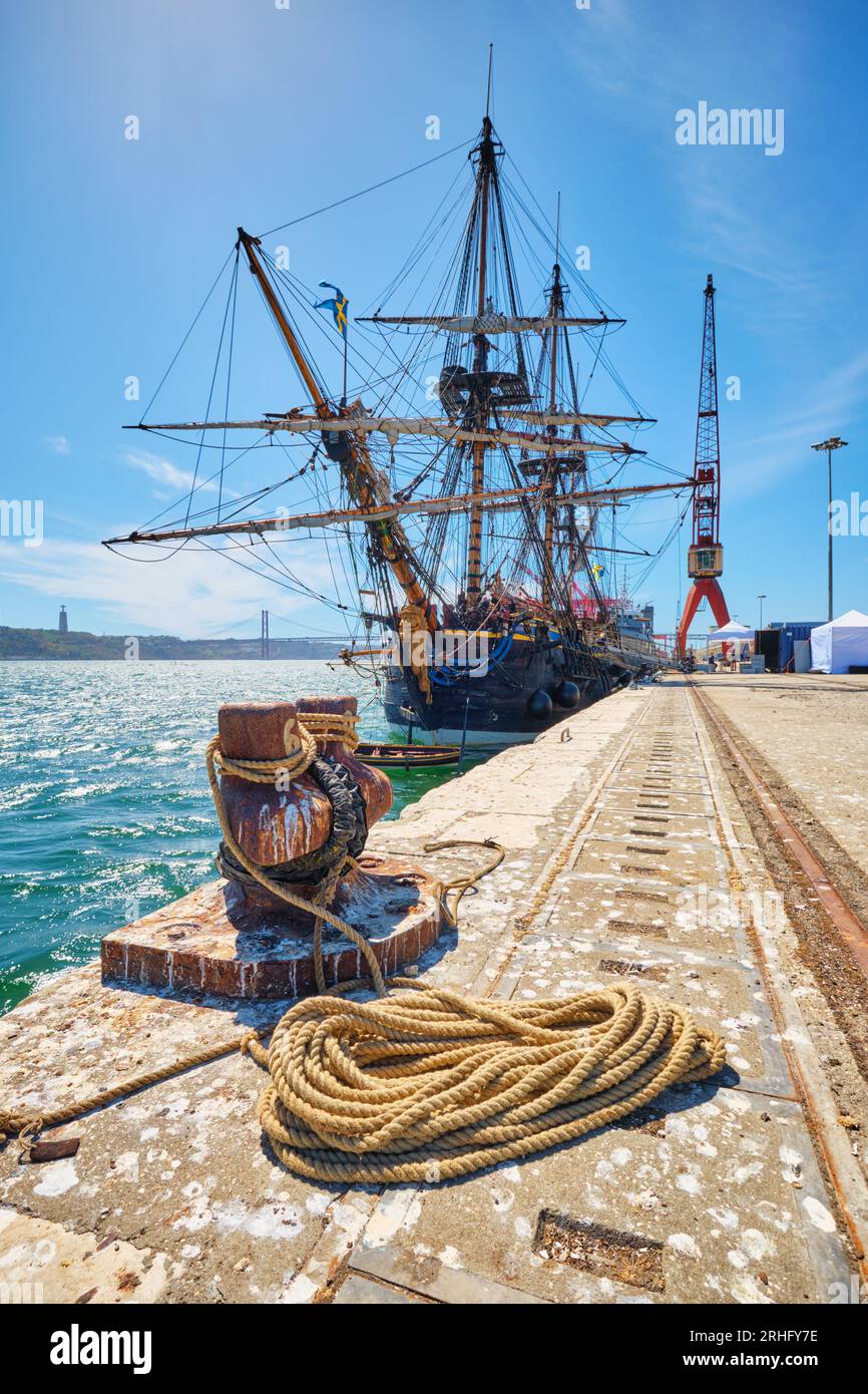 Replica of a swedish ship hi-res stock photography and images - Alamy