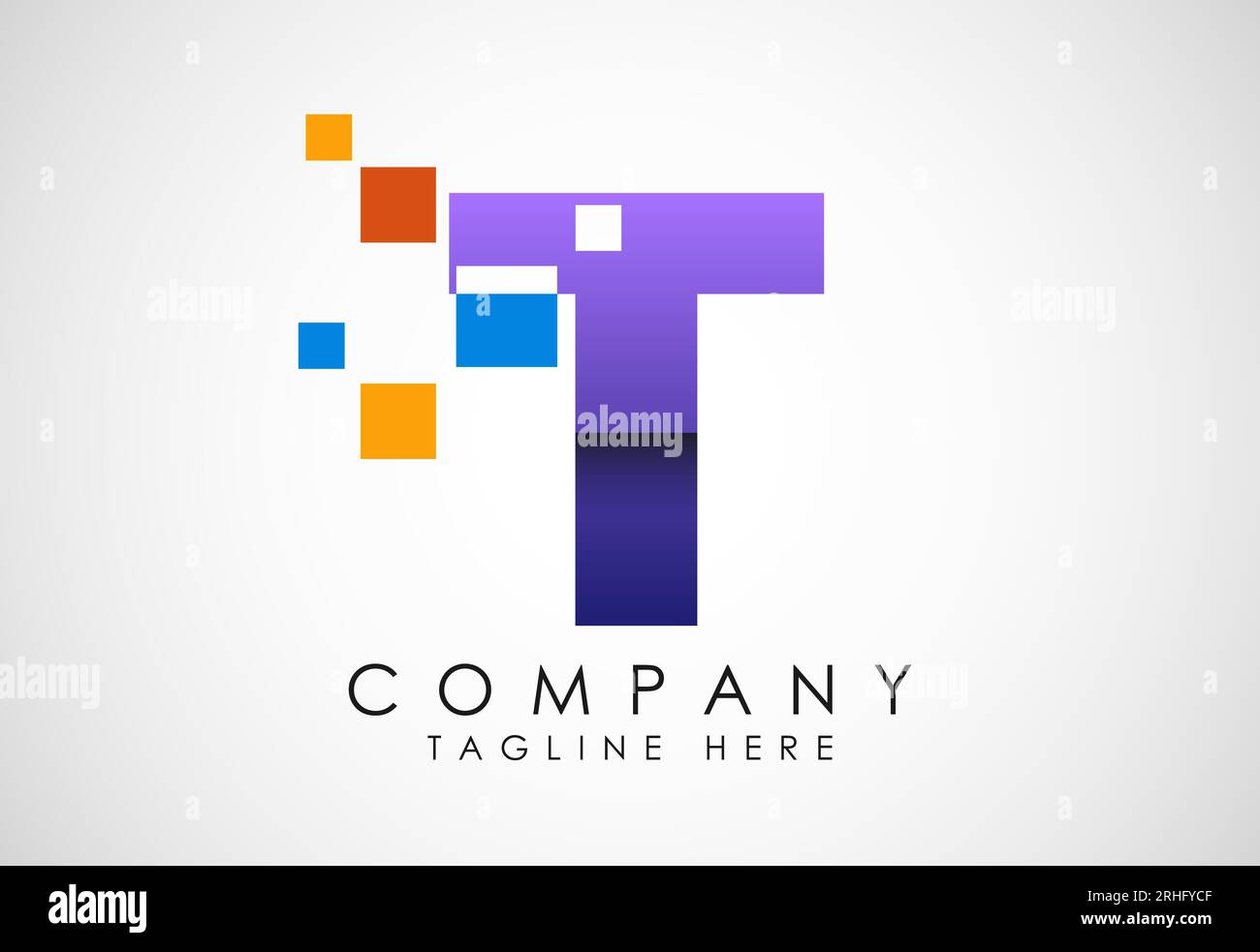 English alphabet with data pixel. Creative technological modern data pixel logo Stock Vector ...