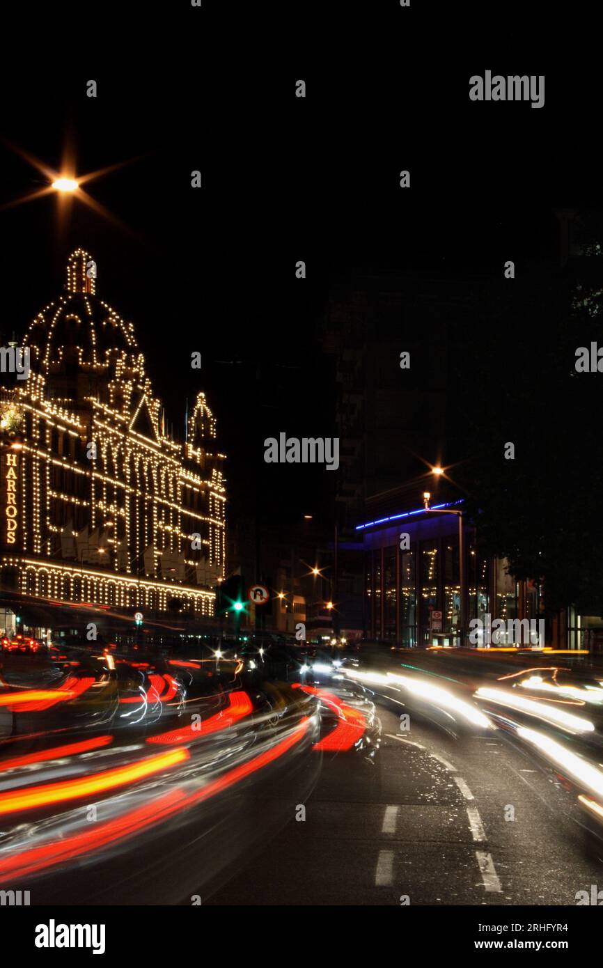 Stunning light effect in front of the famous shopping Mall Stock Photo ...