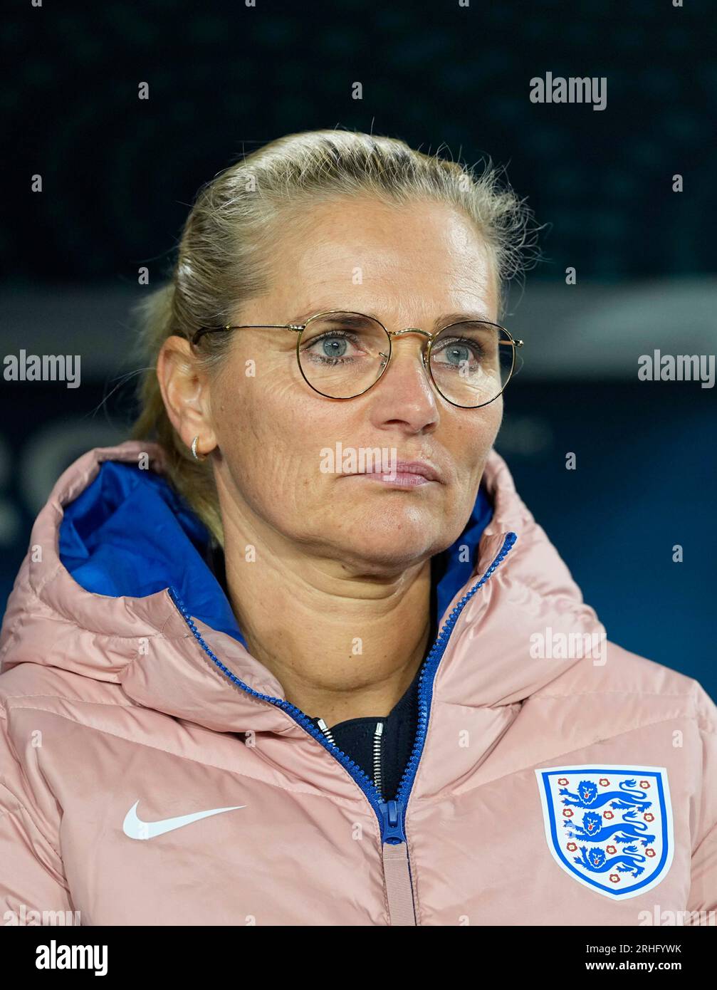 Sydney, Australia. August 16 2023: Sarina Wiegman (England) looks on ...