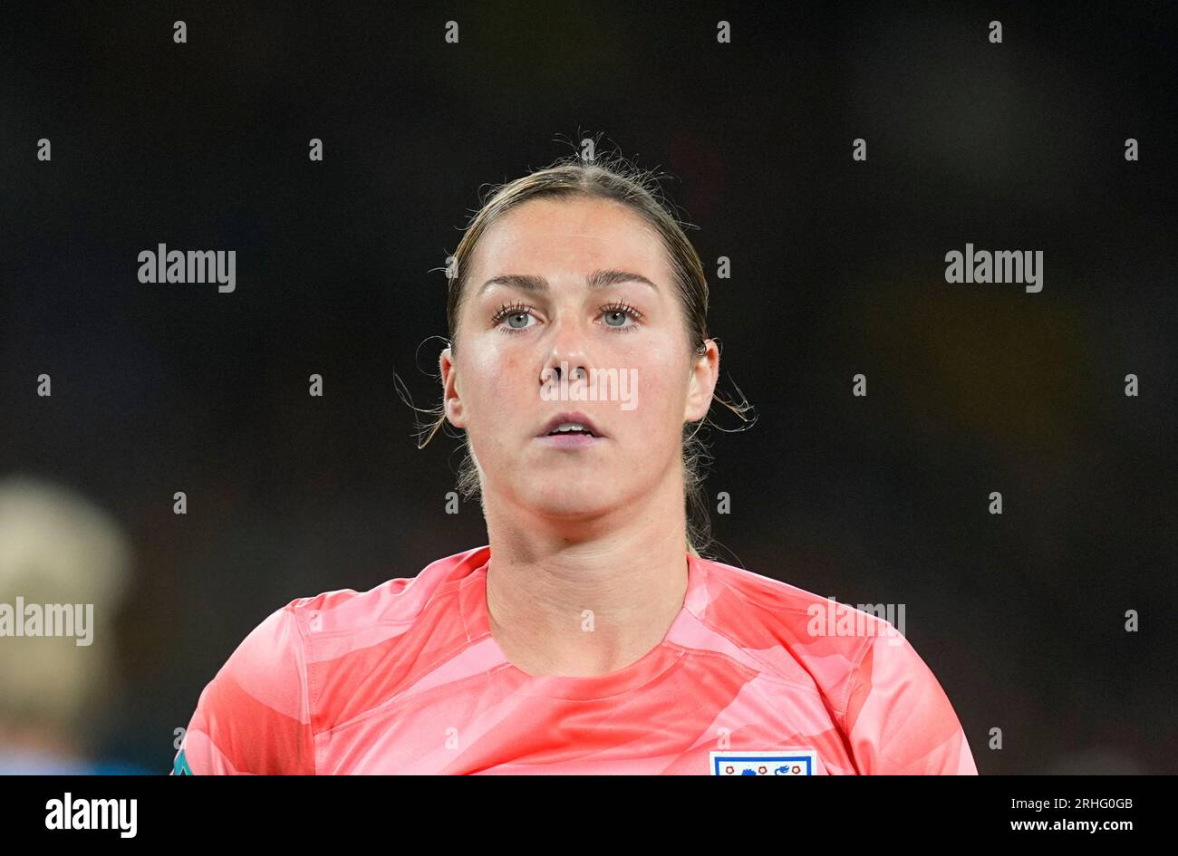 Sydney, Australia. August 16 2023: Mary Earps (England) looks on during ...
