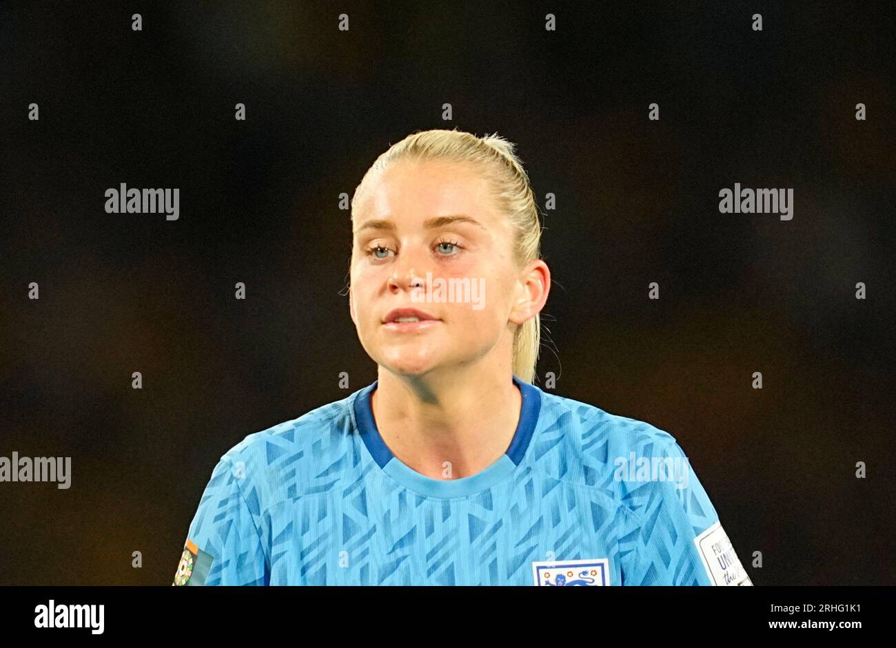 Sydney, Australia. August 16 2023: Alessia Russo (England) looks on ...