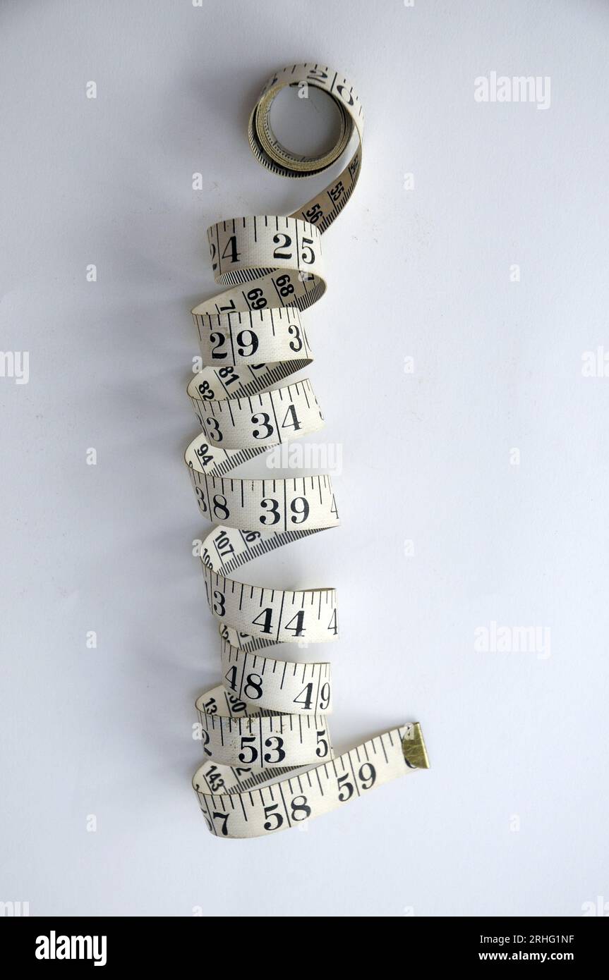 weight, measure, tape measure, tailor's meter Stock Photo - Alamy