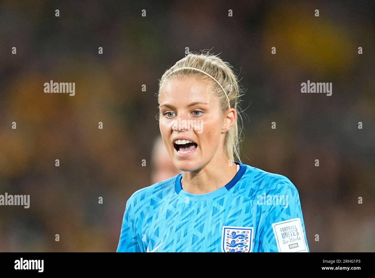Sydney, Australia. August 16 2023: Rachel Daly (England) looks on ...