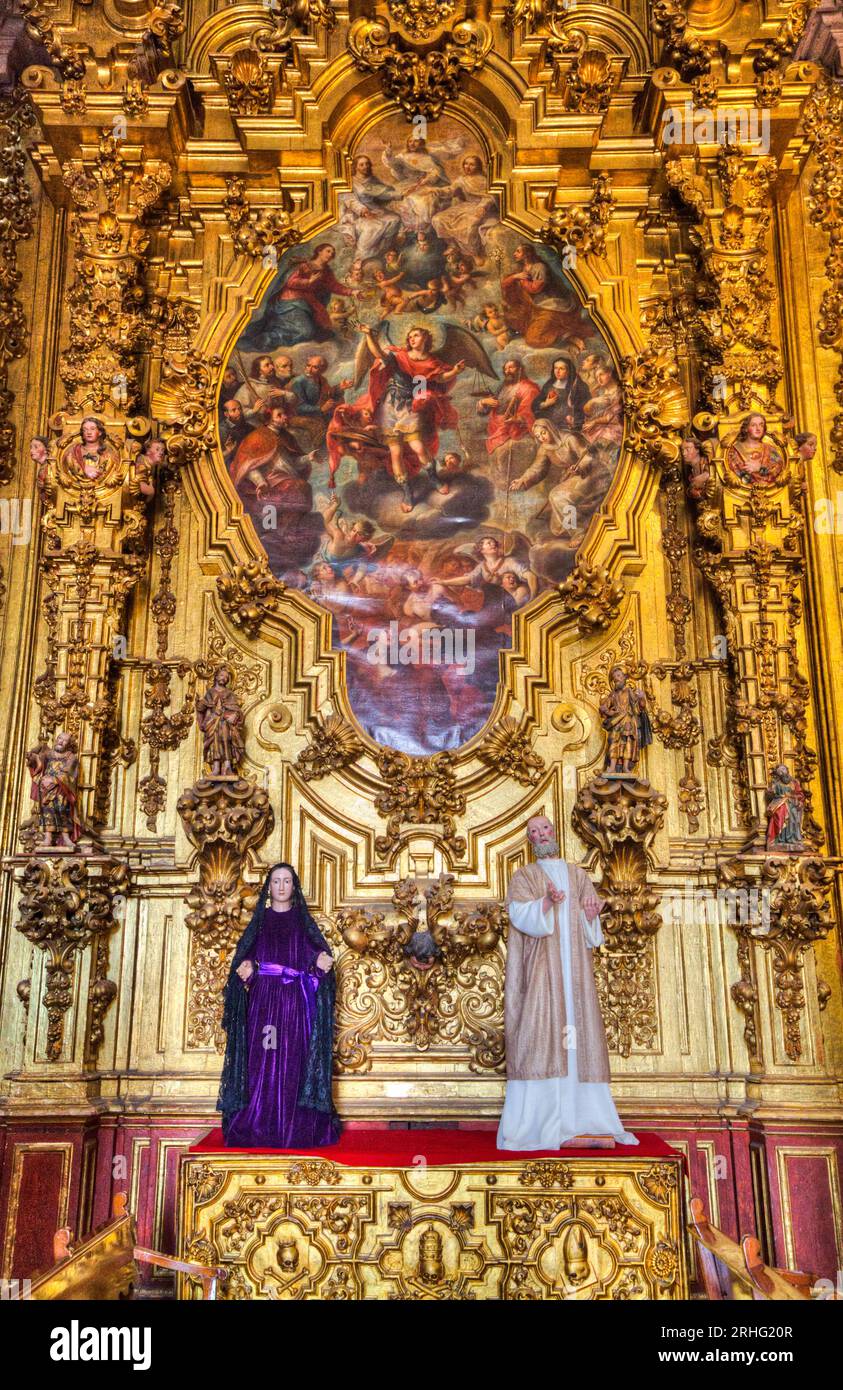 Altarpiece, 18th Century Spanish Baroque Style, Church of Santa Prisca ...