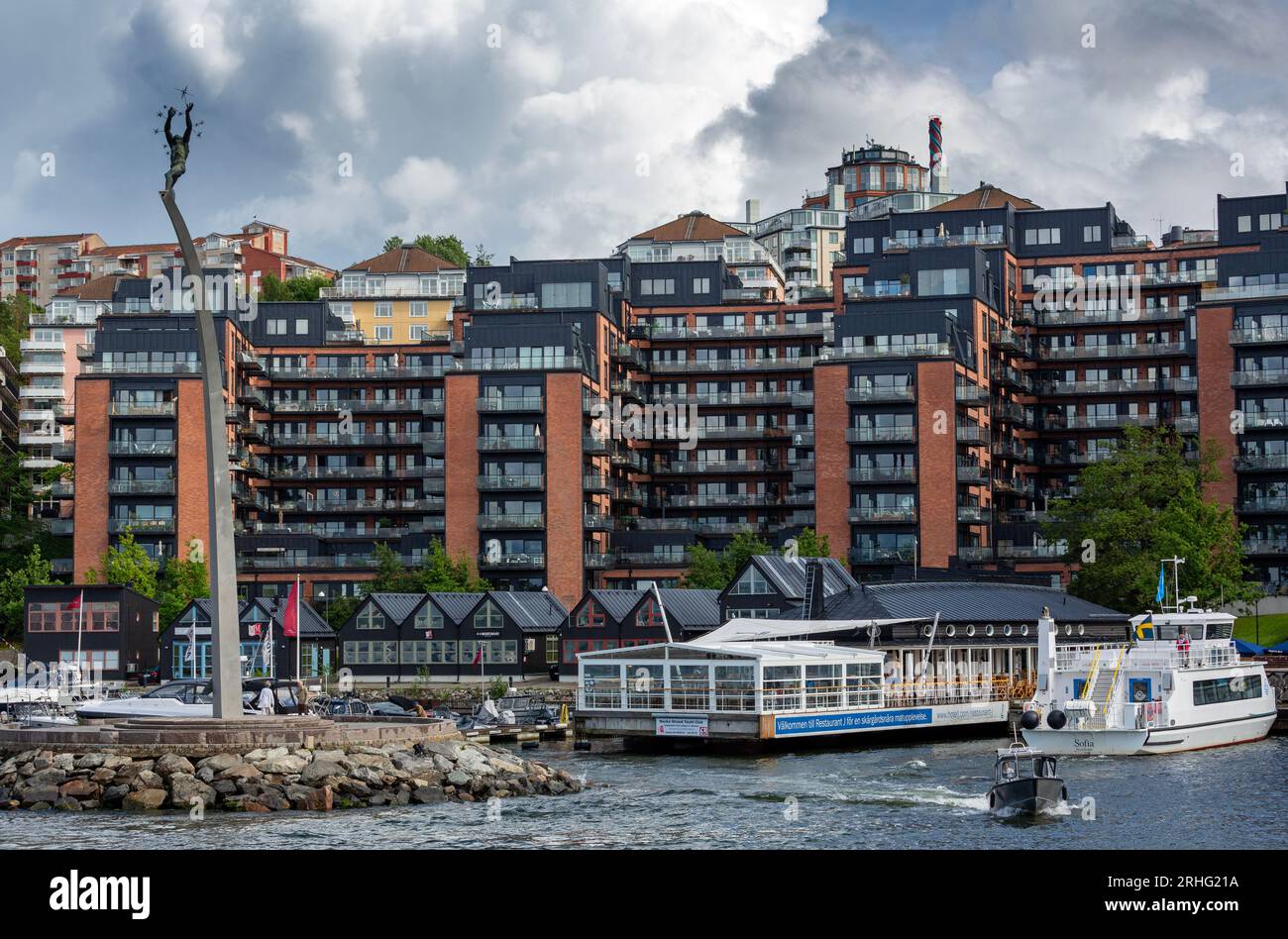 Marina, Nacka Strand, Stockholm, Sweden, Scandinavia Stock Photo - Alamy