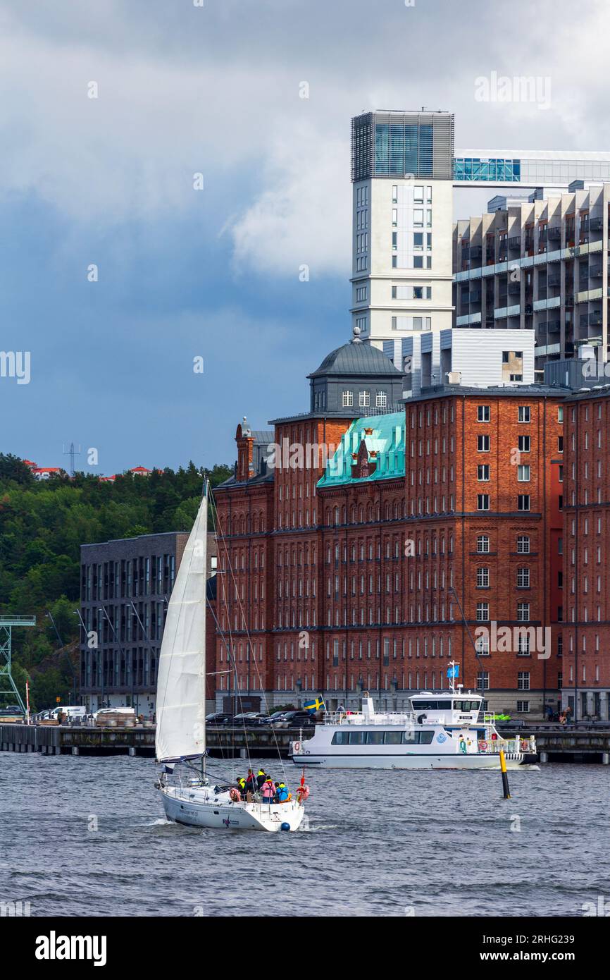 Yacht, Kvarnholmen District, Stockholm, Sweden, Scandinavia Stock Photo ...