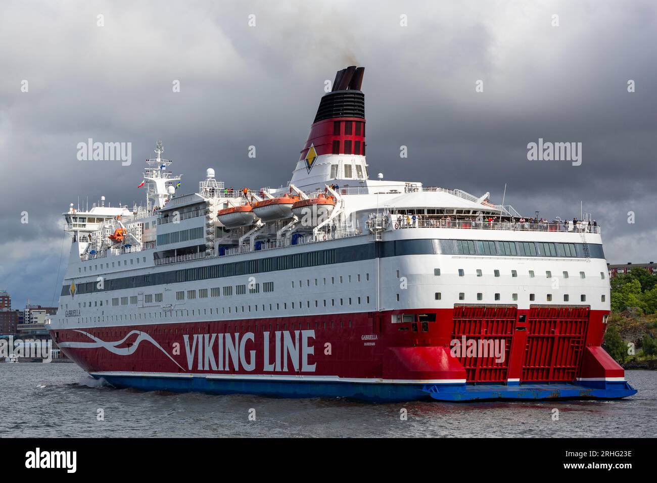 Viking Line ferry in Stockholm, Sweden, Scandinavia Stock Photo - Alamy