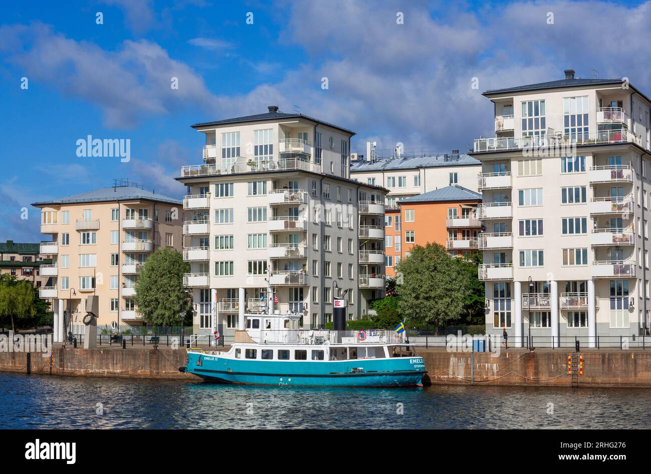 Hammarby Sjostad district, Stockholm, Sweden, Scandinavia Stock Photo ...