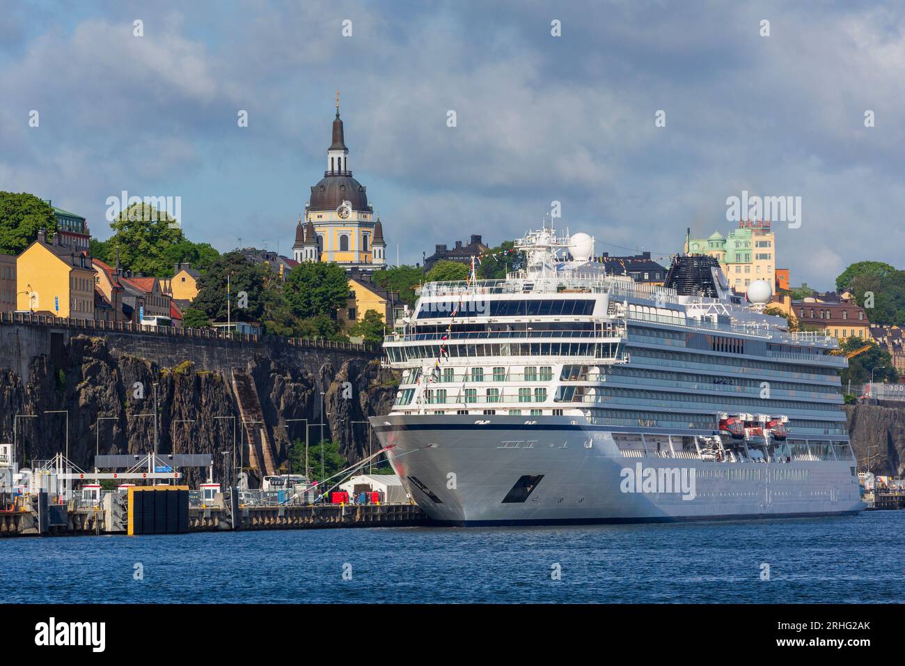 Cruise ship in Stockholm, Sweden, Scandinavia Stock Photo - Alamy