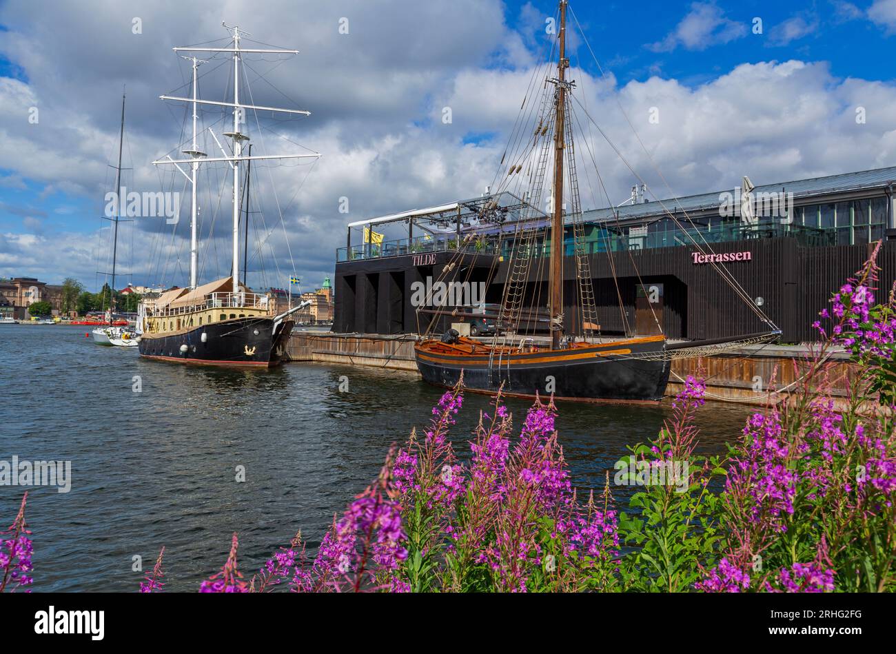 Sailing vessels,Djurgarden District, Stockholm, Sweden, Scandinavia ...