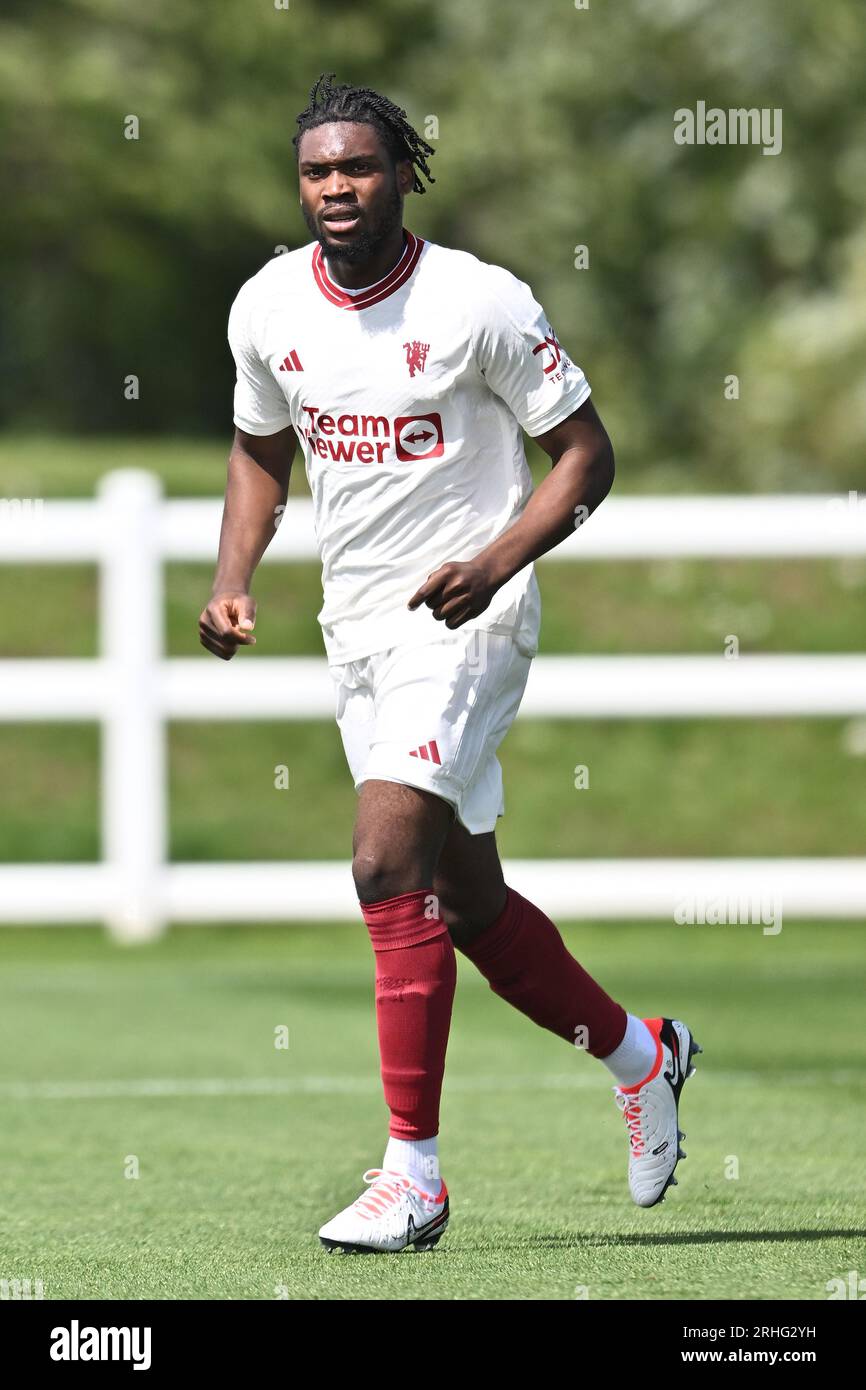 BECKENHAM, ENGLAND - AUGUST 14: Teden Mengi of Manchester United during ...