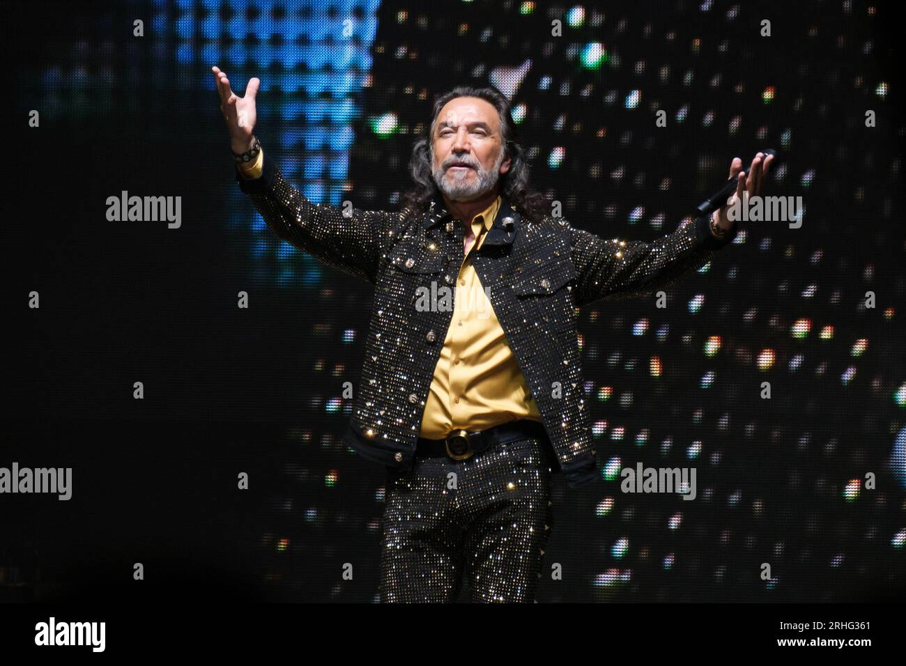 Mexican musician, singer and composer Marco Antonio Solis performs on ...