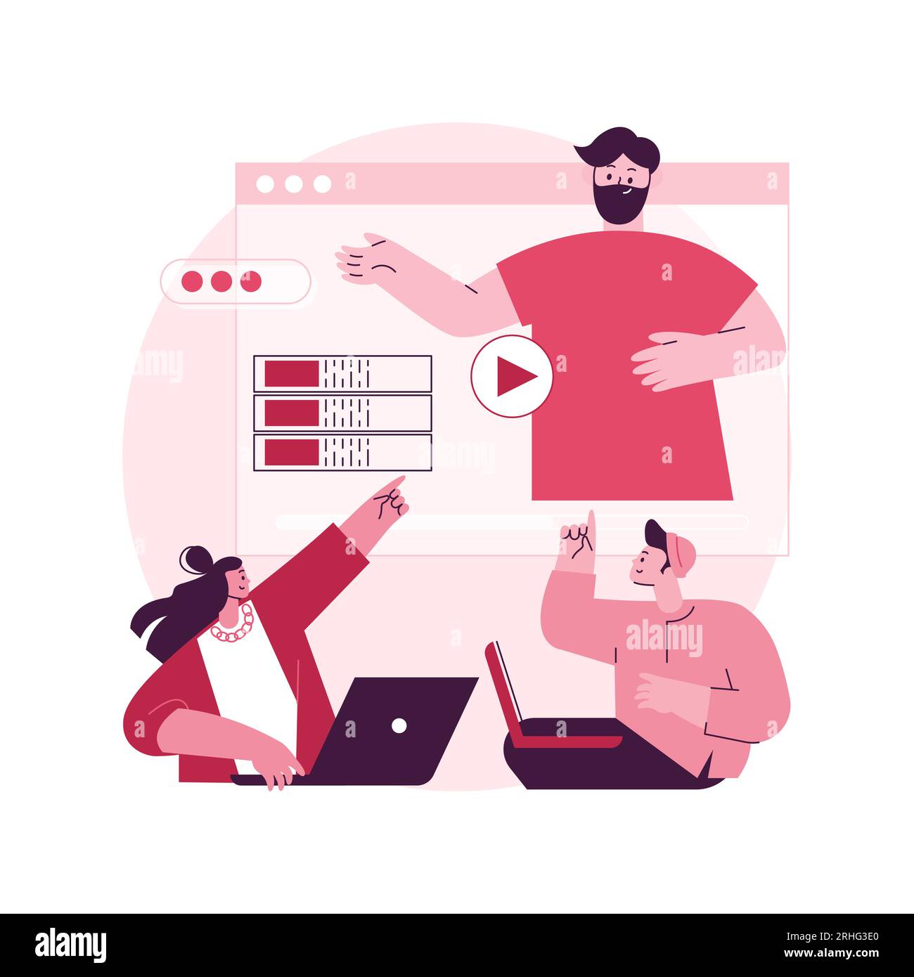 Online Big Data Courses Abstract Concept Vector Illustration Big Data Course Online Degree