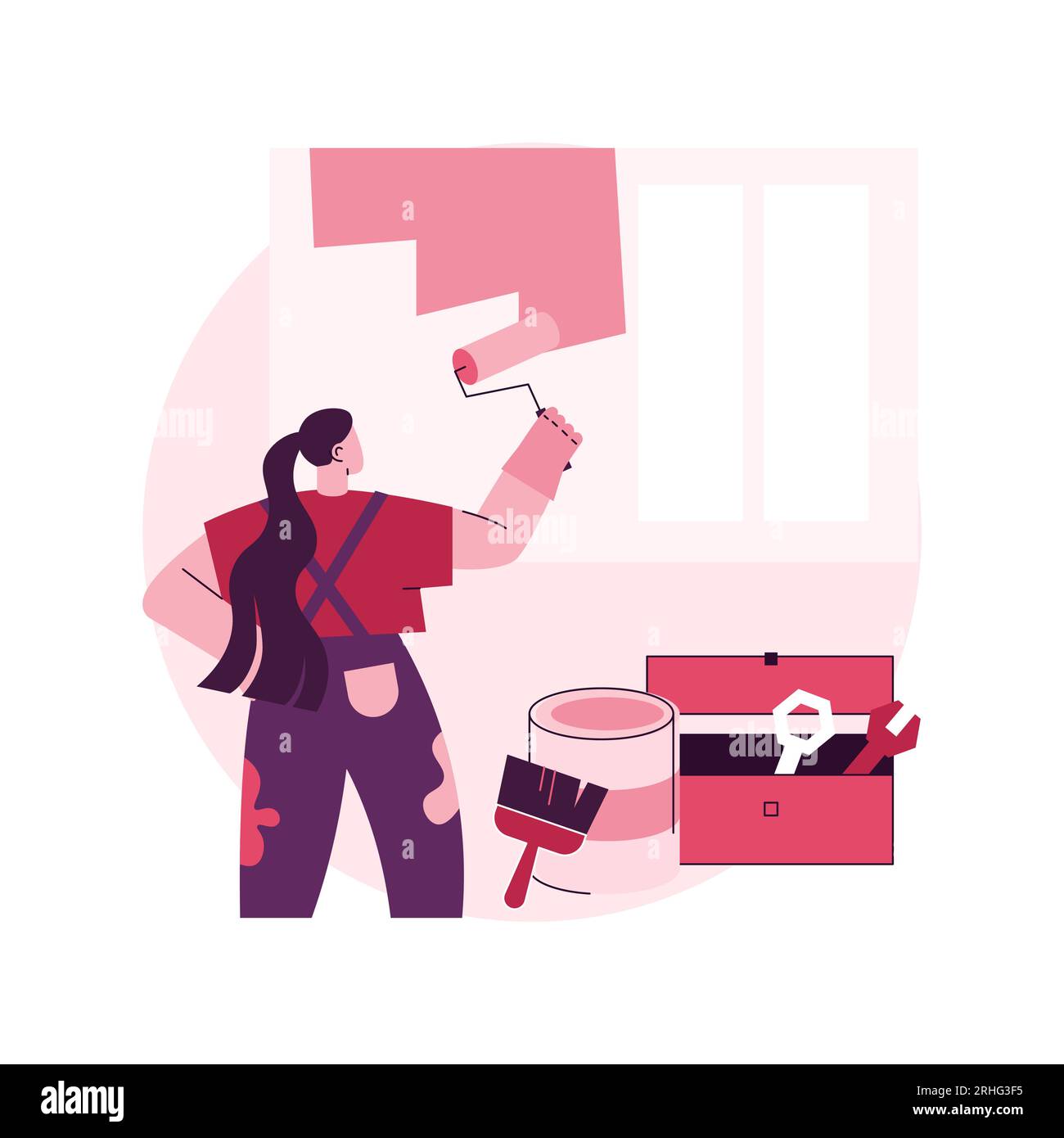 DIY repair abstract concept vector illustration. Do it yourself service, self-service learning ...