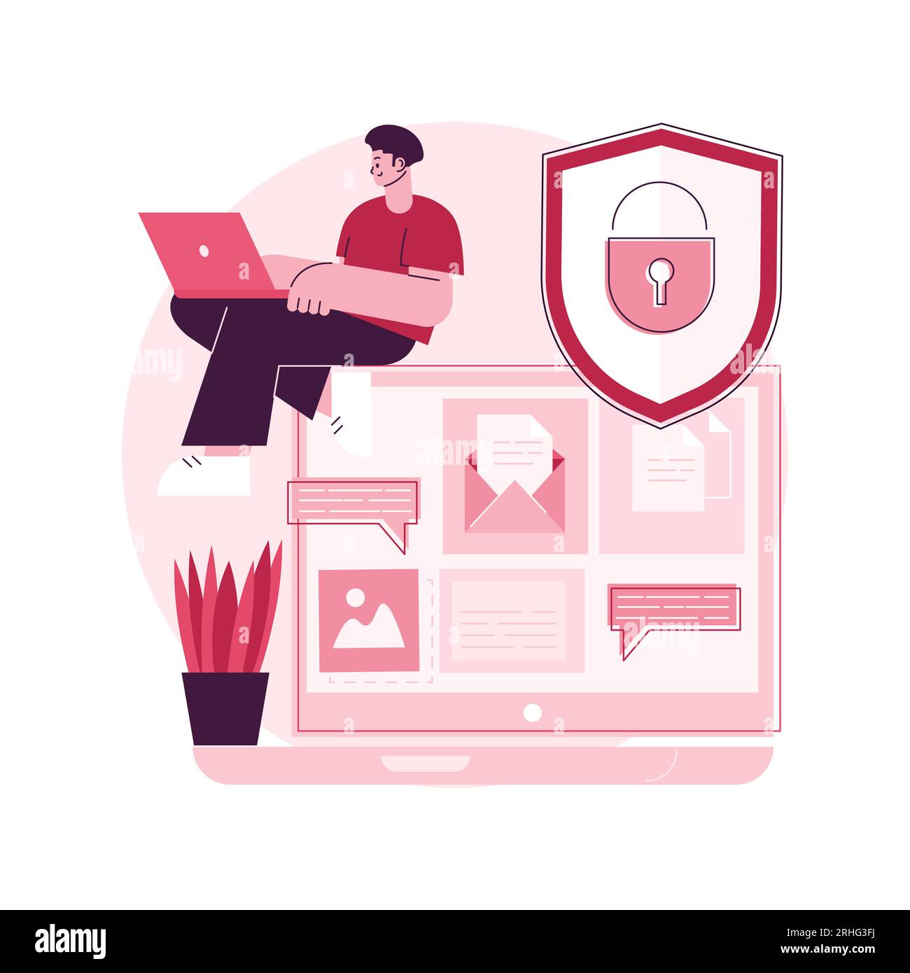 Data ethics Stock Vector Images - Alamy