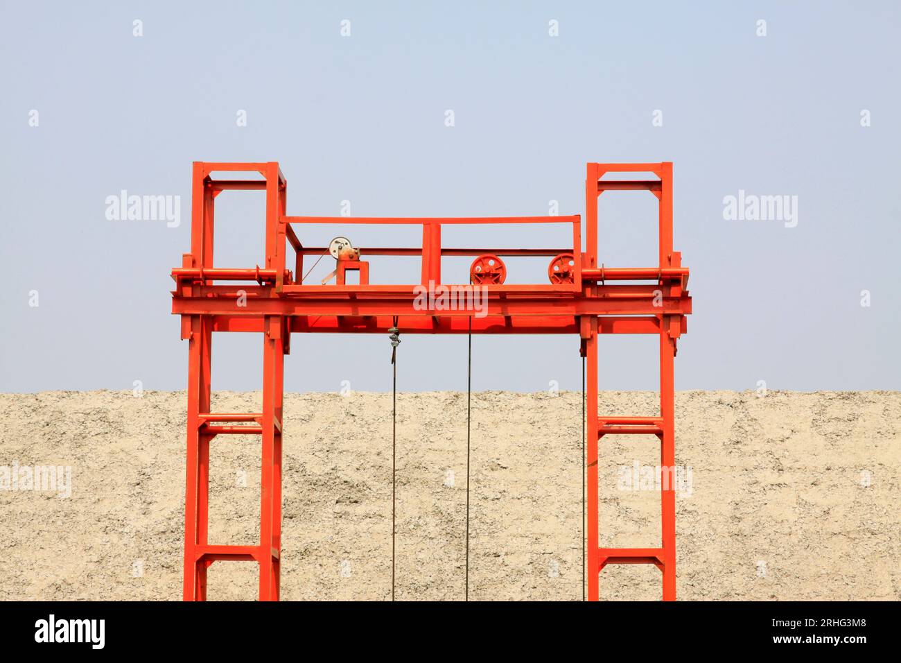 Crane steel bracket, closeup of photo Stock Photo - Alamy
