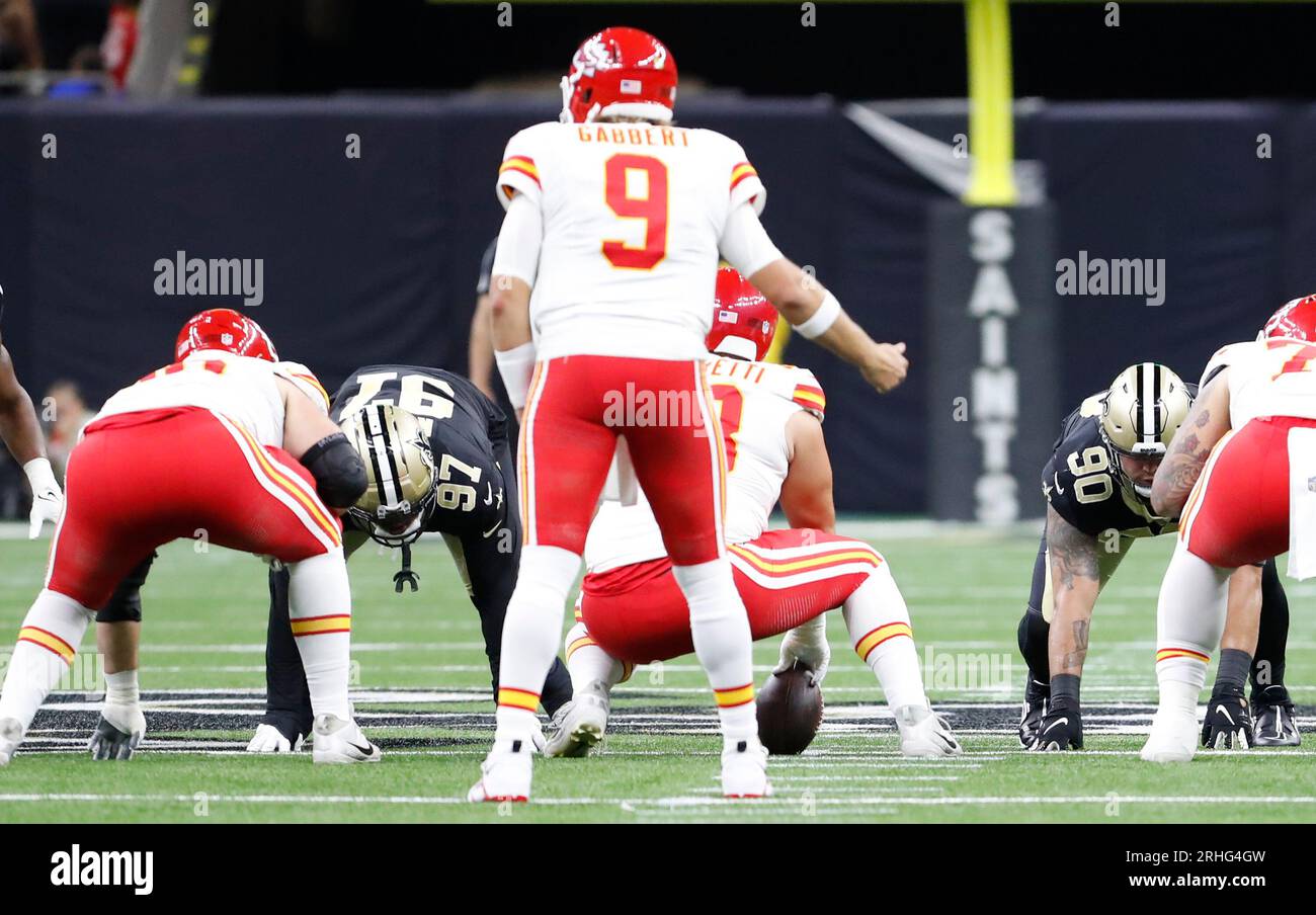 New Orleans, USA. 13th Aug, 2023. New Orleans Saints defensive end ...